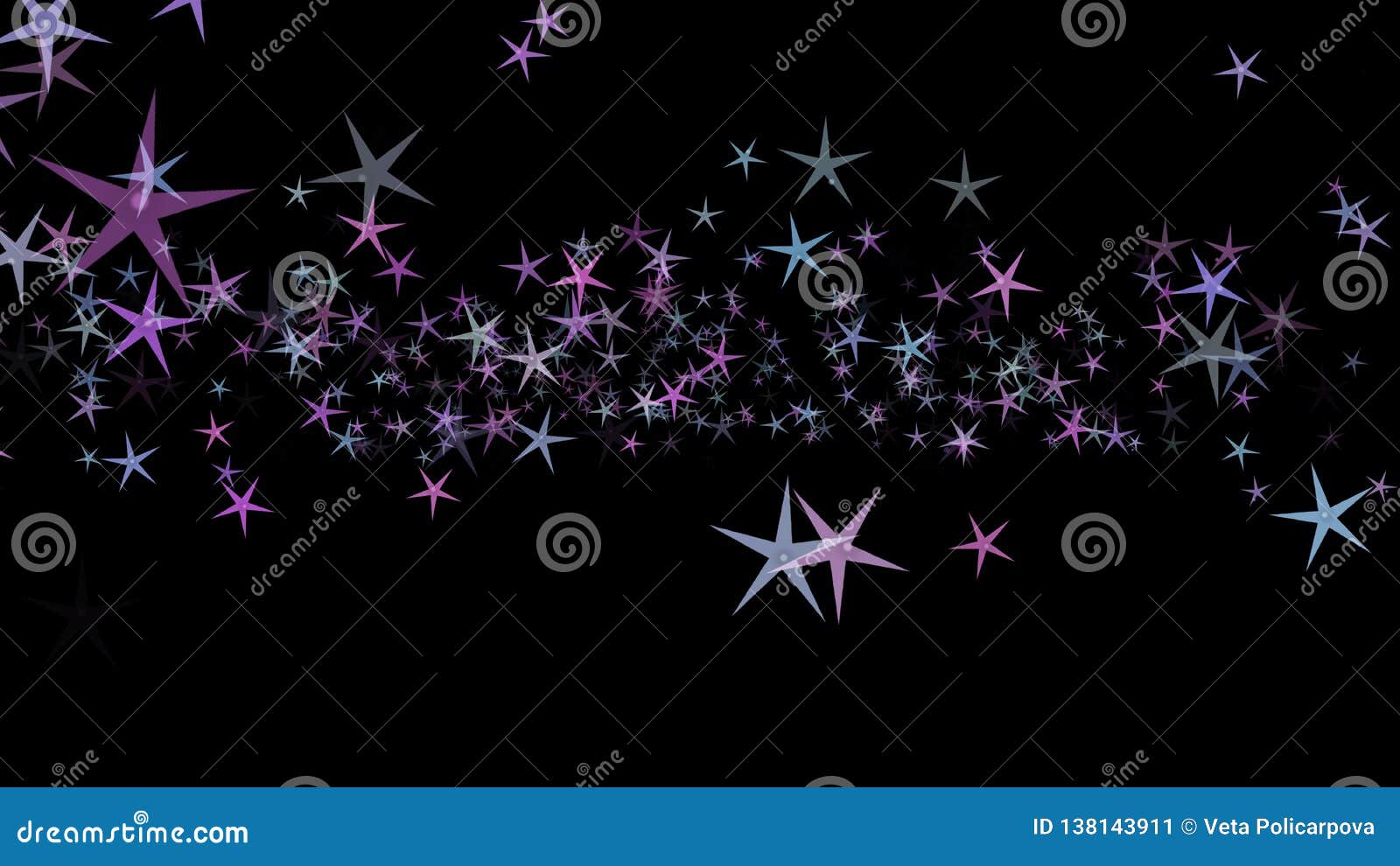 Background of Multi-colored Stars. Abstract Background Pattern Stock ...