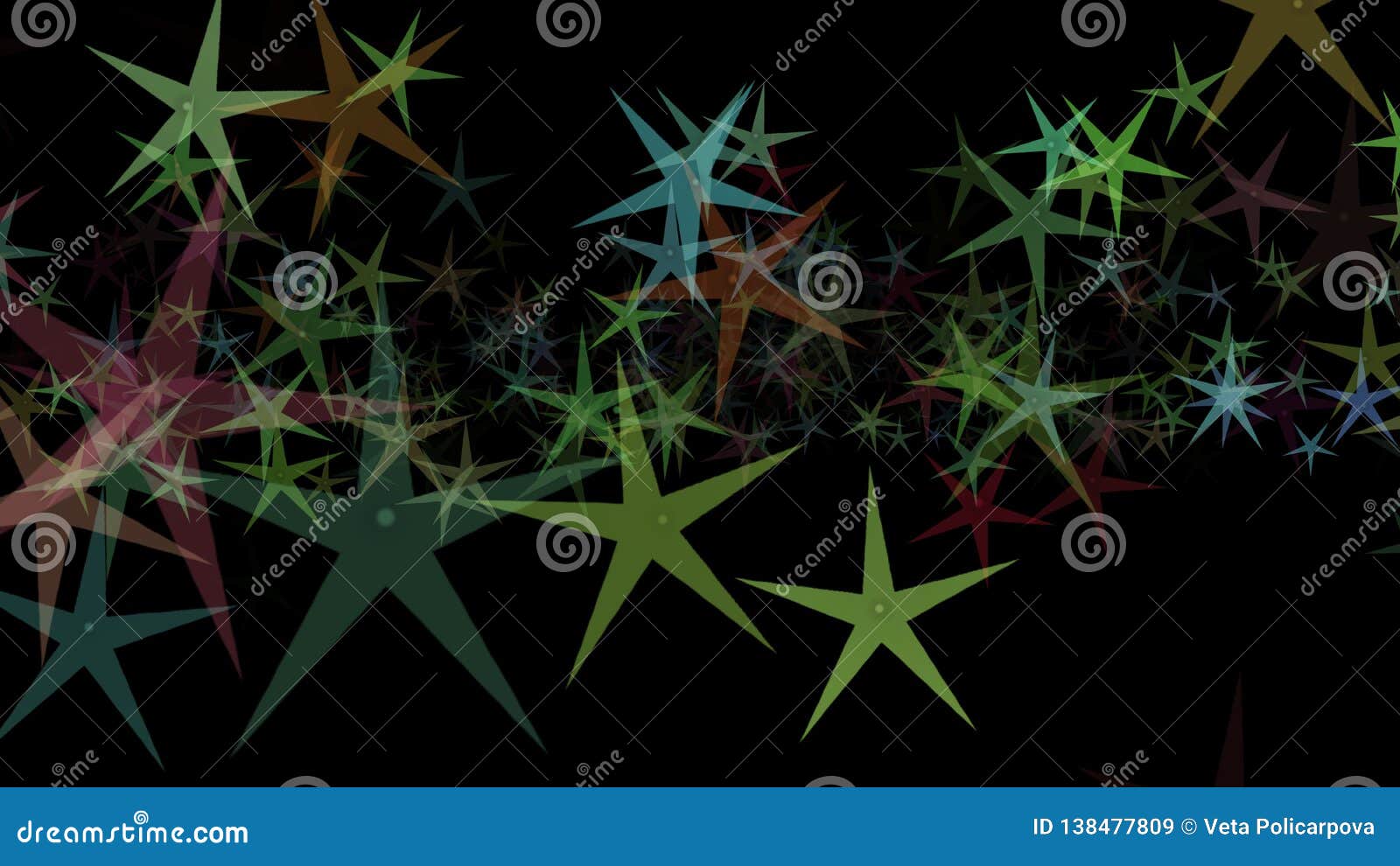 Background of Multi-colored Stars. Abstract Background Pattern Stock ...