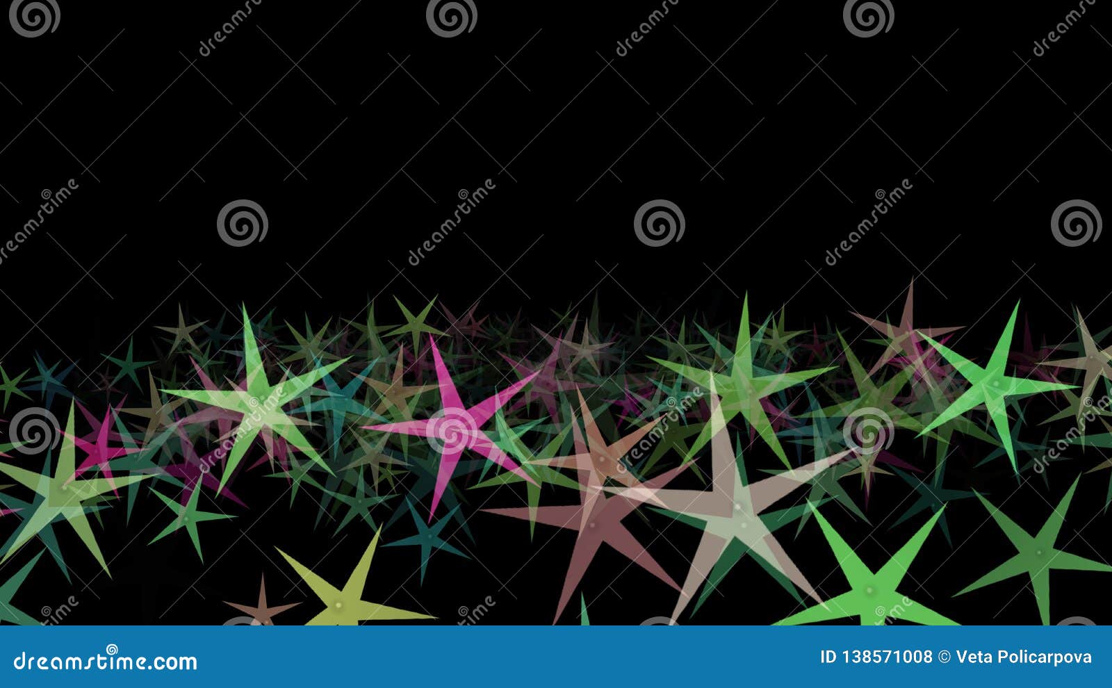 Background of Multi-colored Stars. Abstract Background Pattern Stock ...