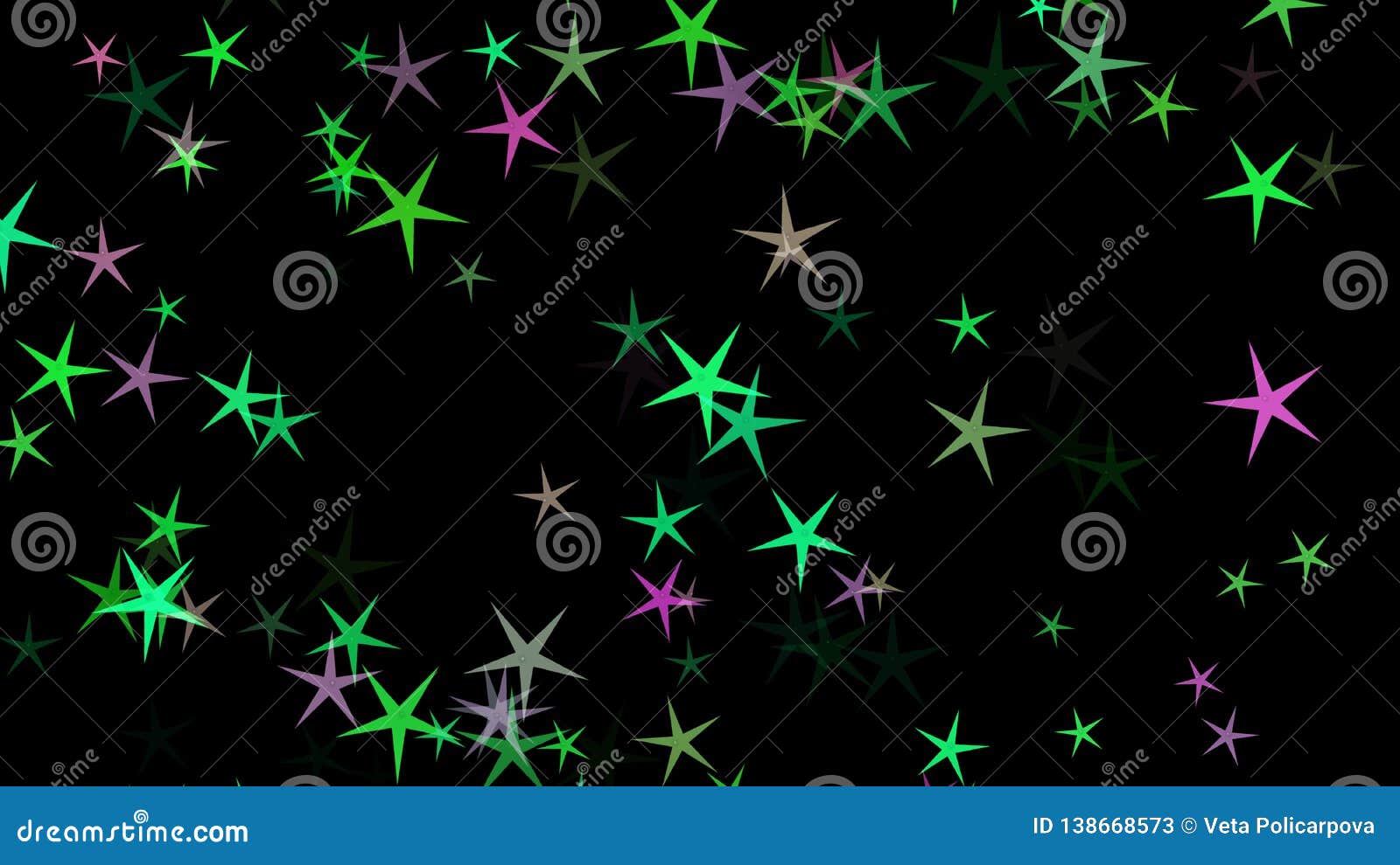 Background of Multi-colored Stars. Abstract Background Pattern Stock ...