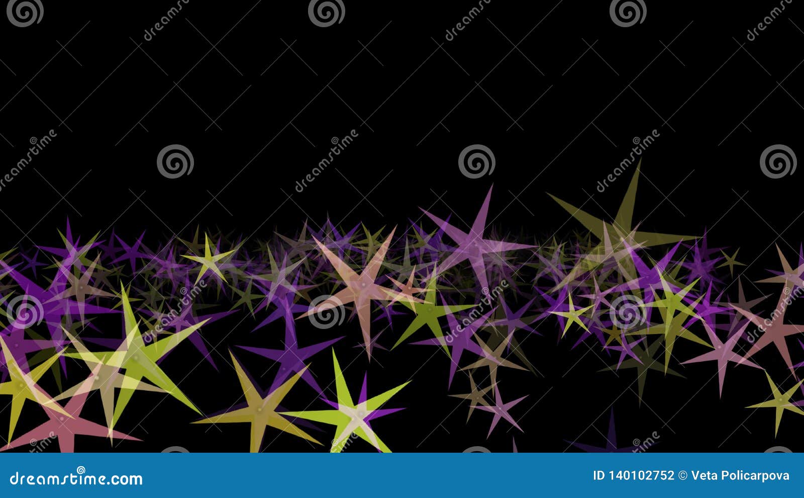 Background of Multi-colored Stars. Abstract Background Pattern Stock ...
