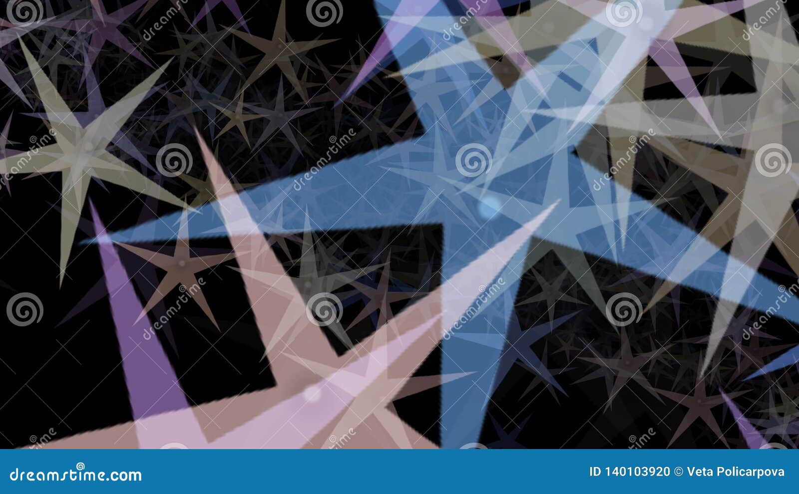 Background of Multi-colored Stars. Abstract Background Pattern Stock ...