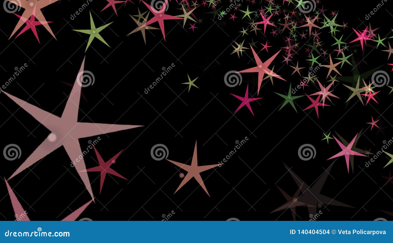 Background of Multi-colored Stars. Abstract Background Pattern Stock ...
