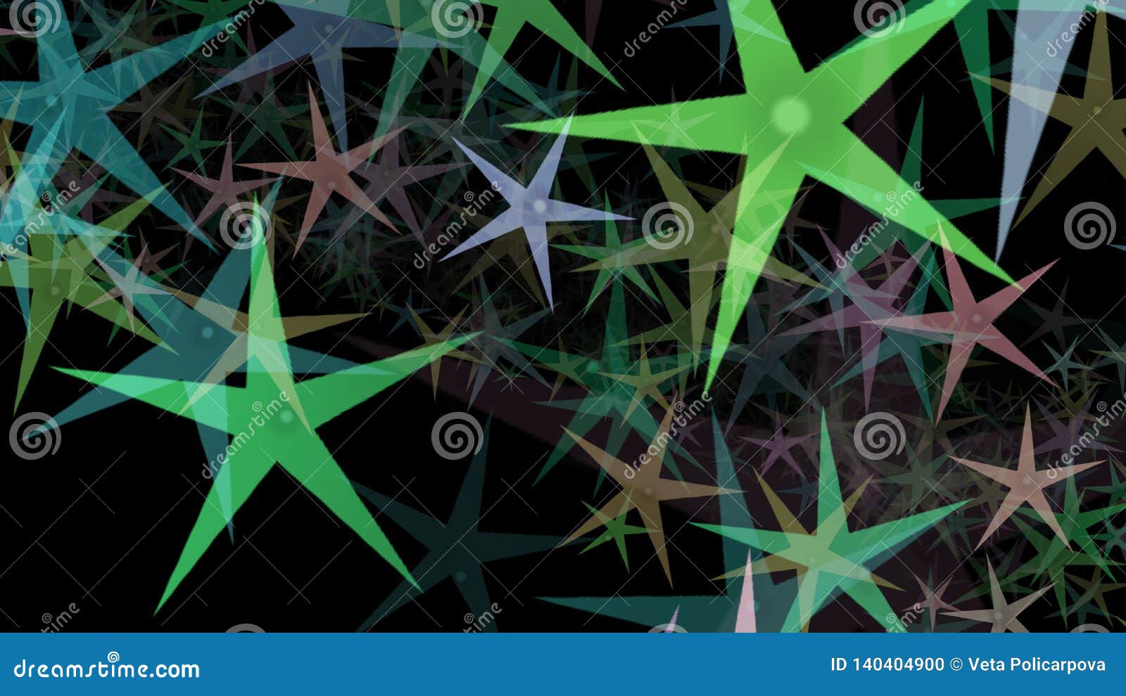 Background of Multi-colored Stars. Abstract Background Pattern Stock ...