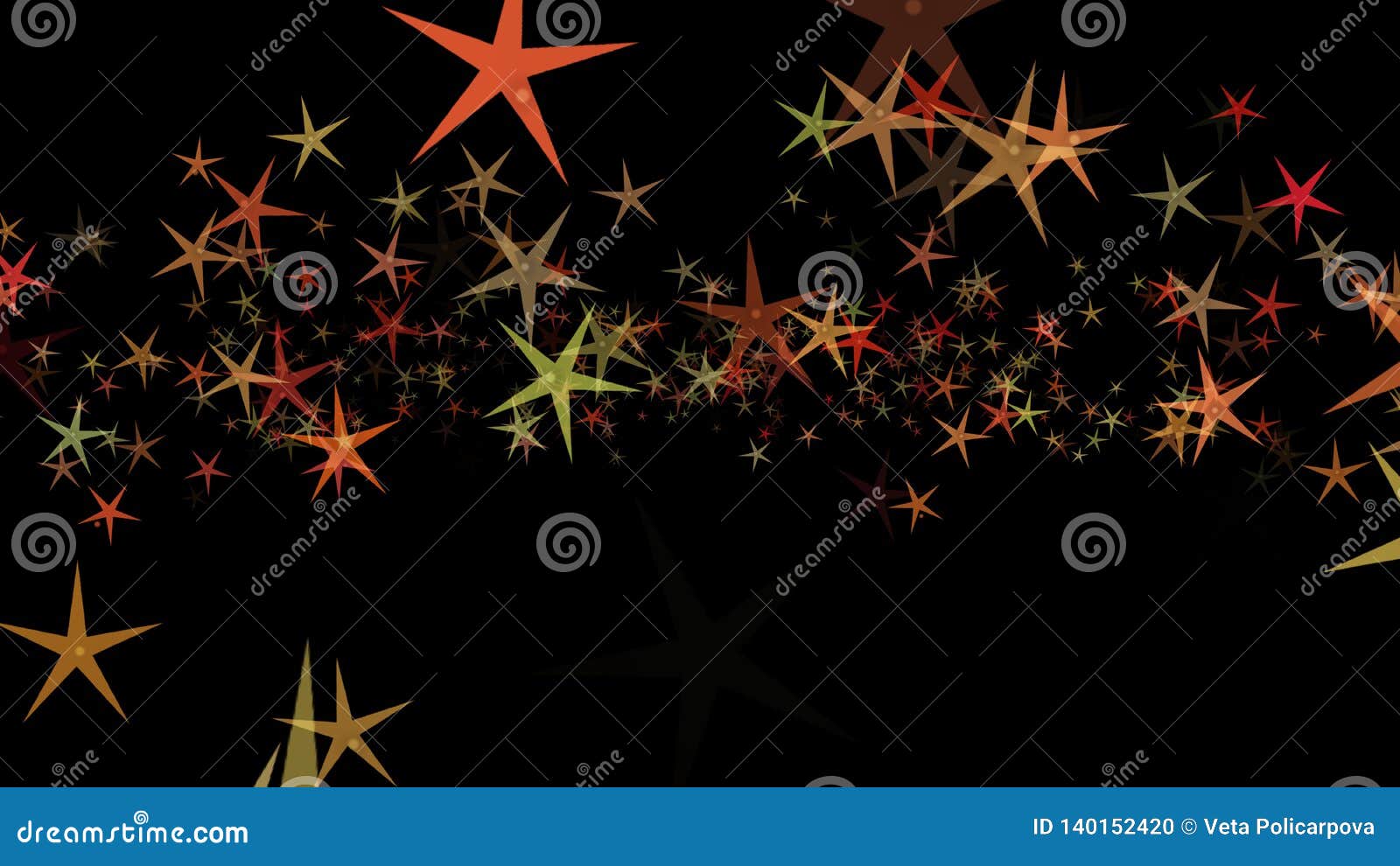 Background of Multi-colored Stars. Abstract Background Pattern Stock ...