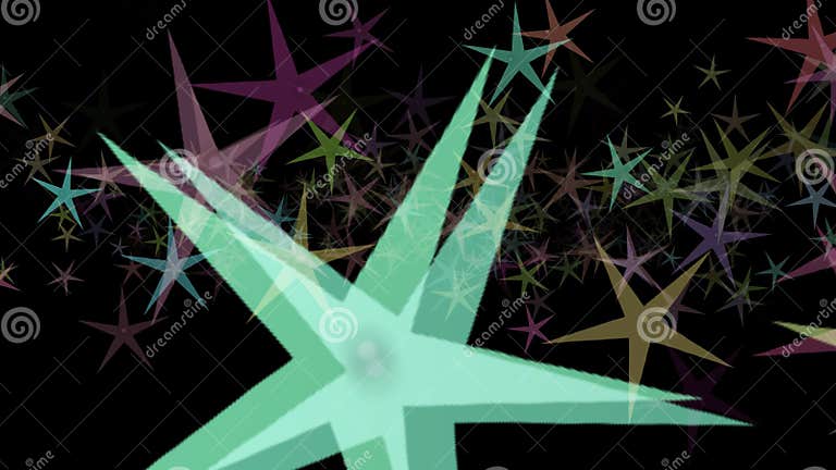 Background of Multi-colored Stars. Abstract Background Pattern Stock ...