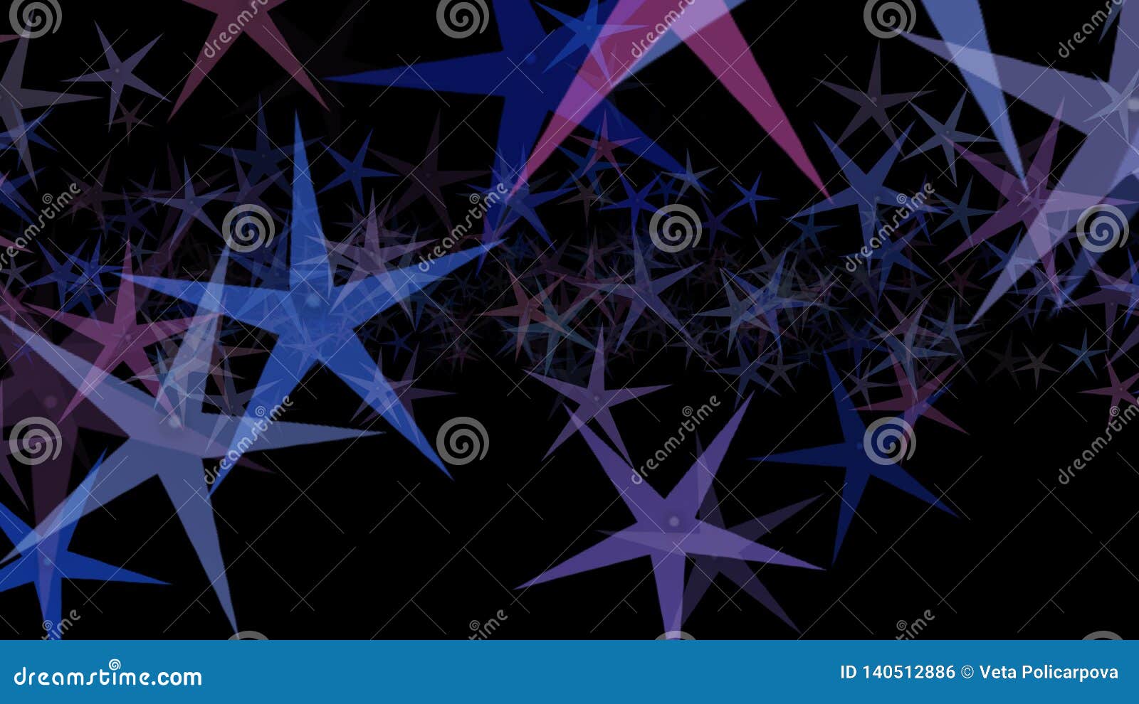 Background of Multi-colored Stars. Abstract Background Pattern Stock ...