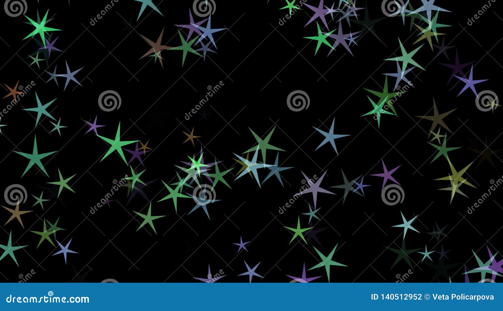Background of Multi-colored Stars. Abstract Background Pattern Stock ...