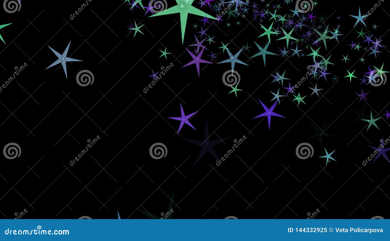 Background of Multi-colored Stars. Abstract Background Pattern Stock ...