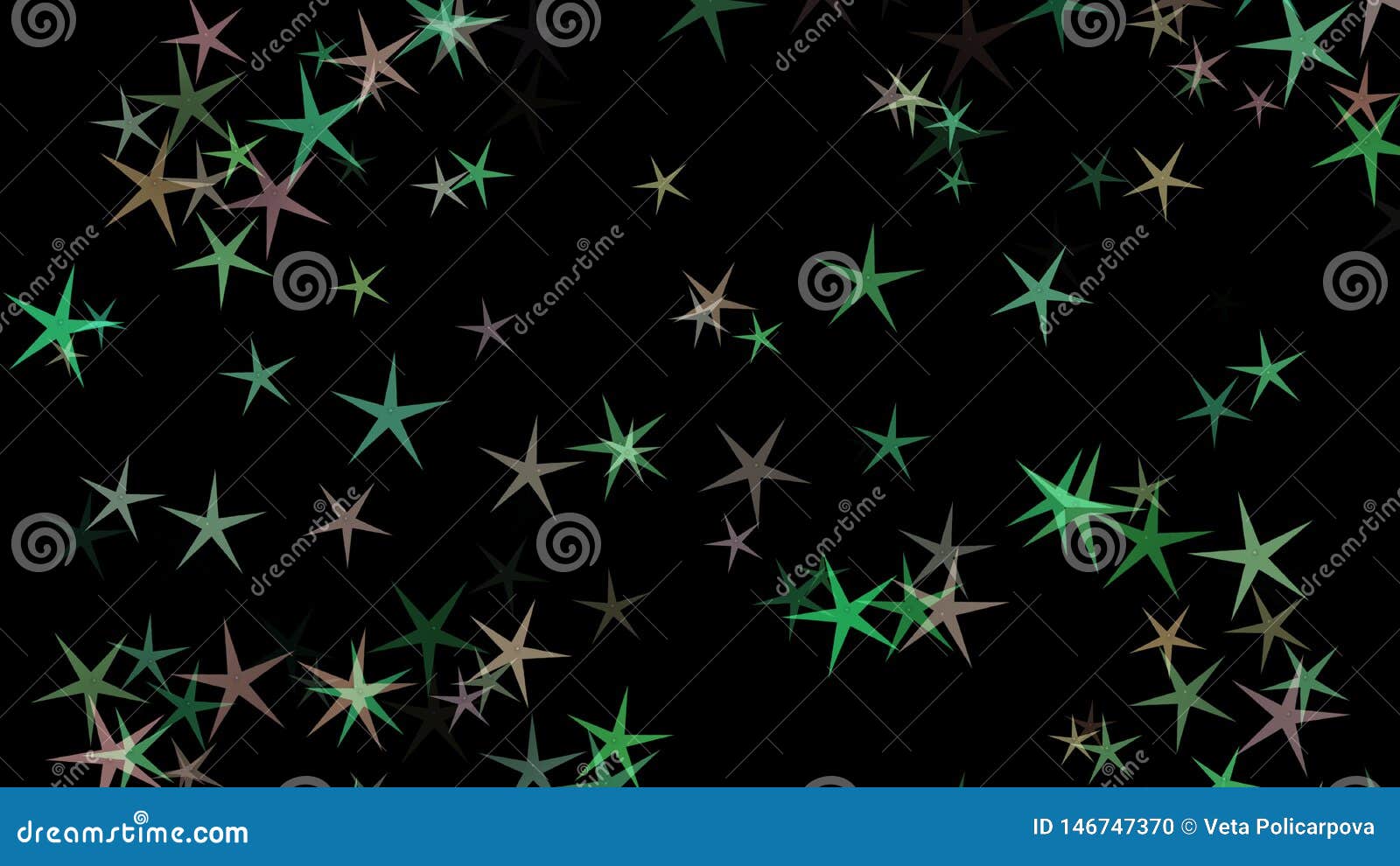 Background of Multi-colored Stars. Abstract Background Pattern Stock ...