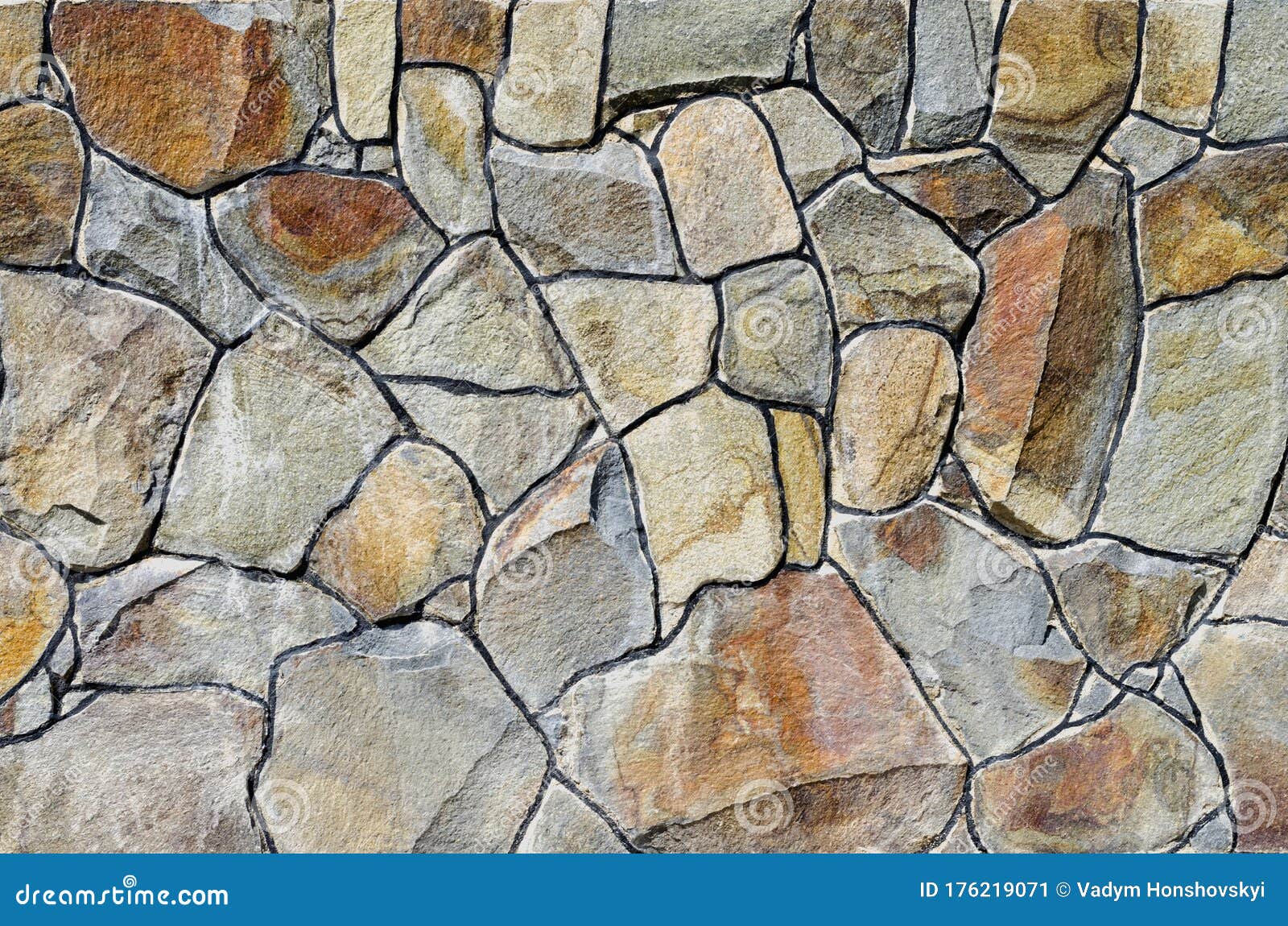 Background from Multi-colored Stones Stock Image - Image of macro ...
