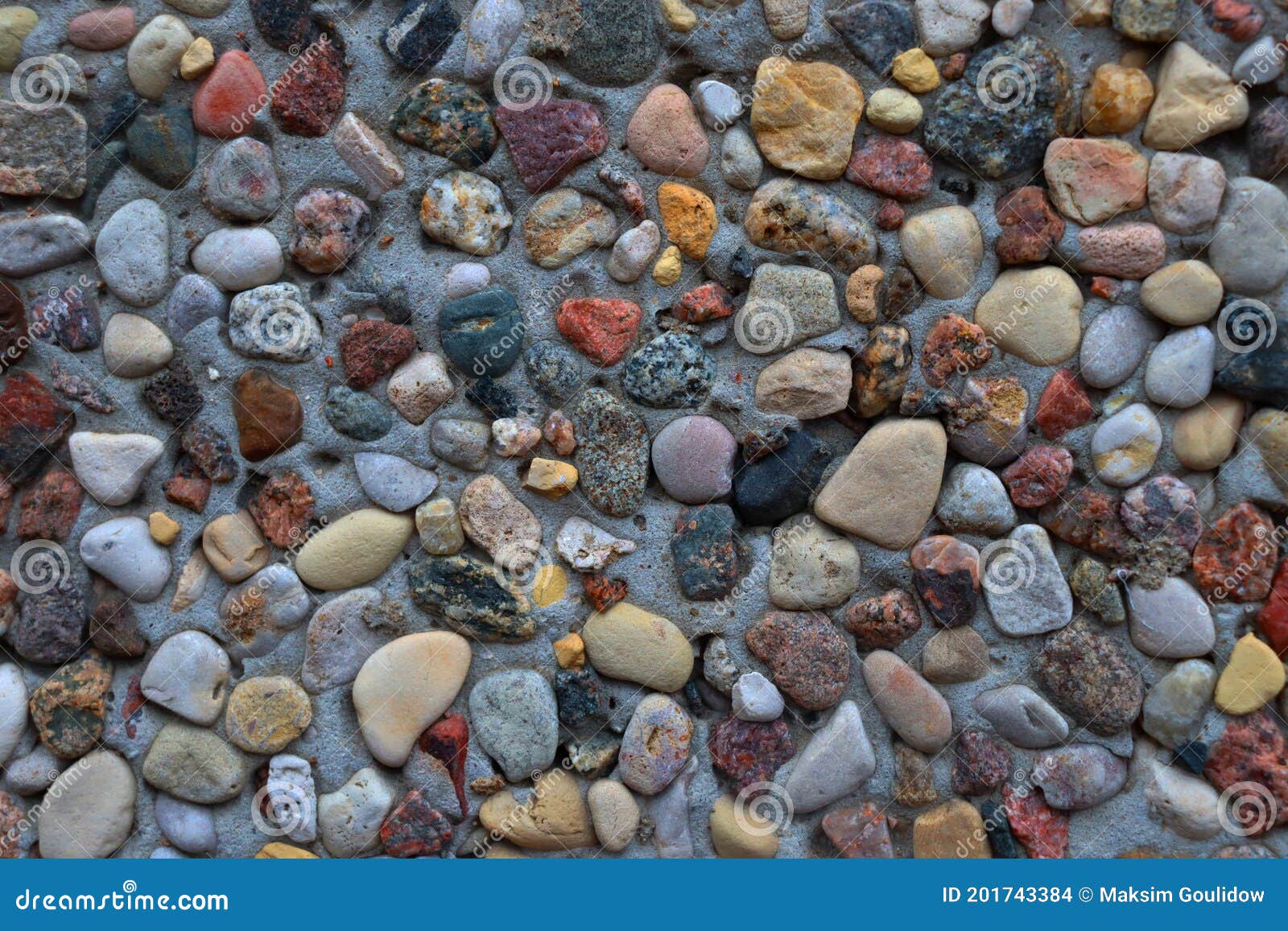 Background of Multi-colored Stones. Stock Photo - Image of pebble ...