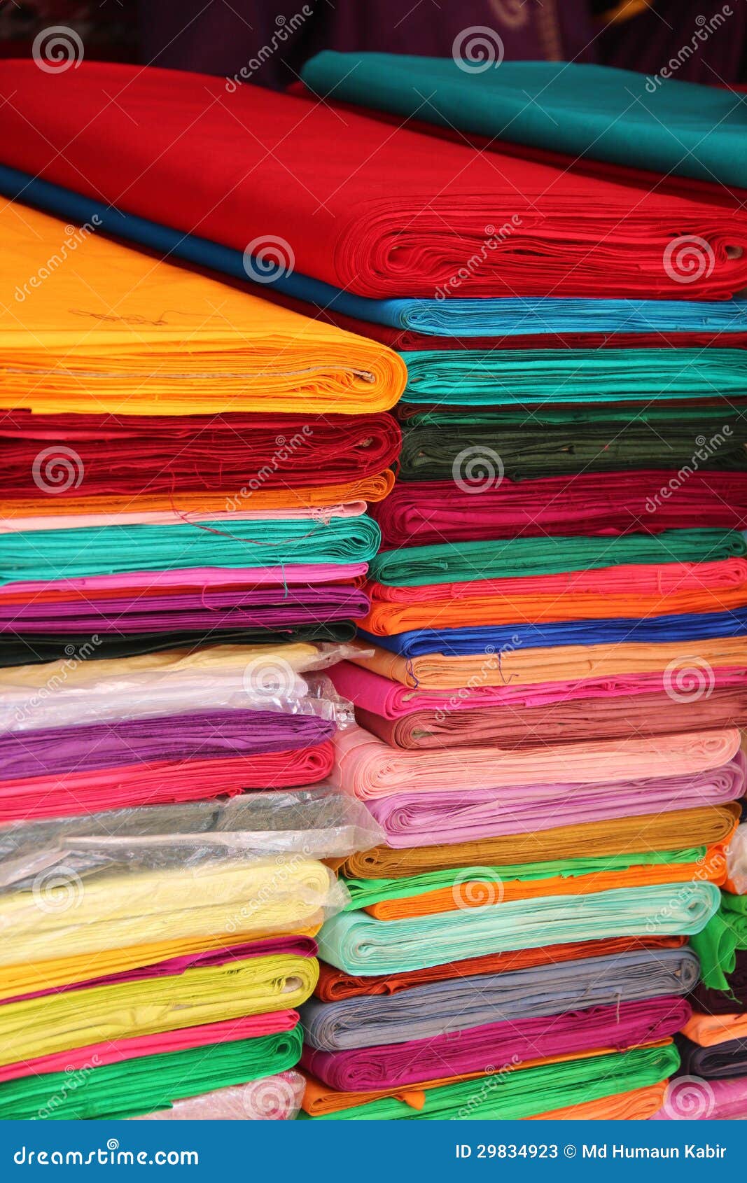 Colourful Fabric Background Stock Image - Image of collection, colored ...