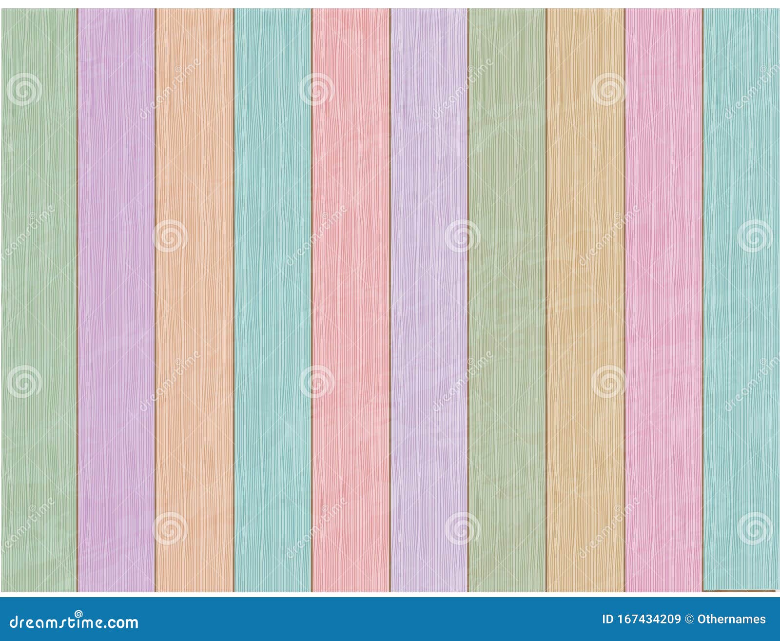 Background of Multicolor Wooden Boards Stock Vector - Illustration of ...