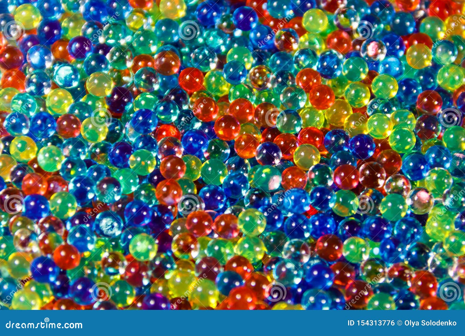 Background of Multicolored Hydrogel Balls Stock Photo - Image of green ...