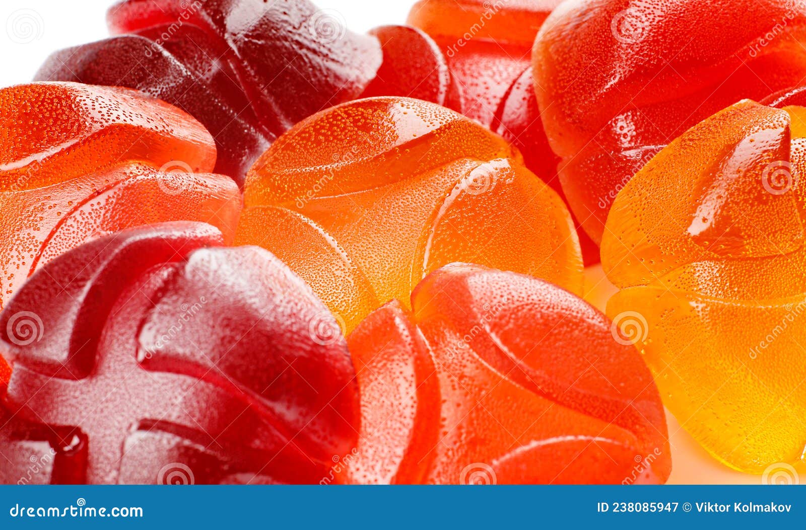 Background of Multicolored Marmalade Candy. Delicious Marmalade Stock ...