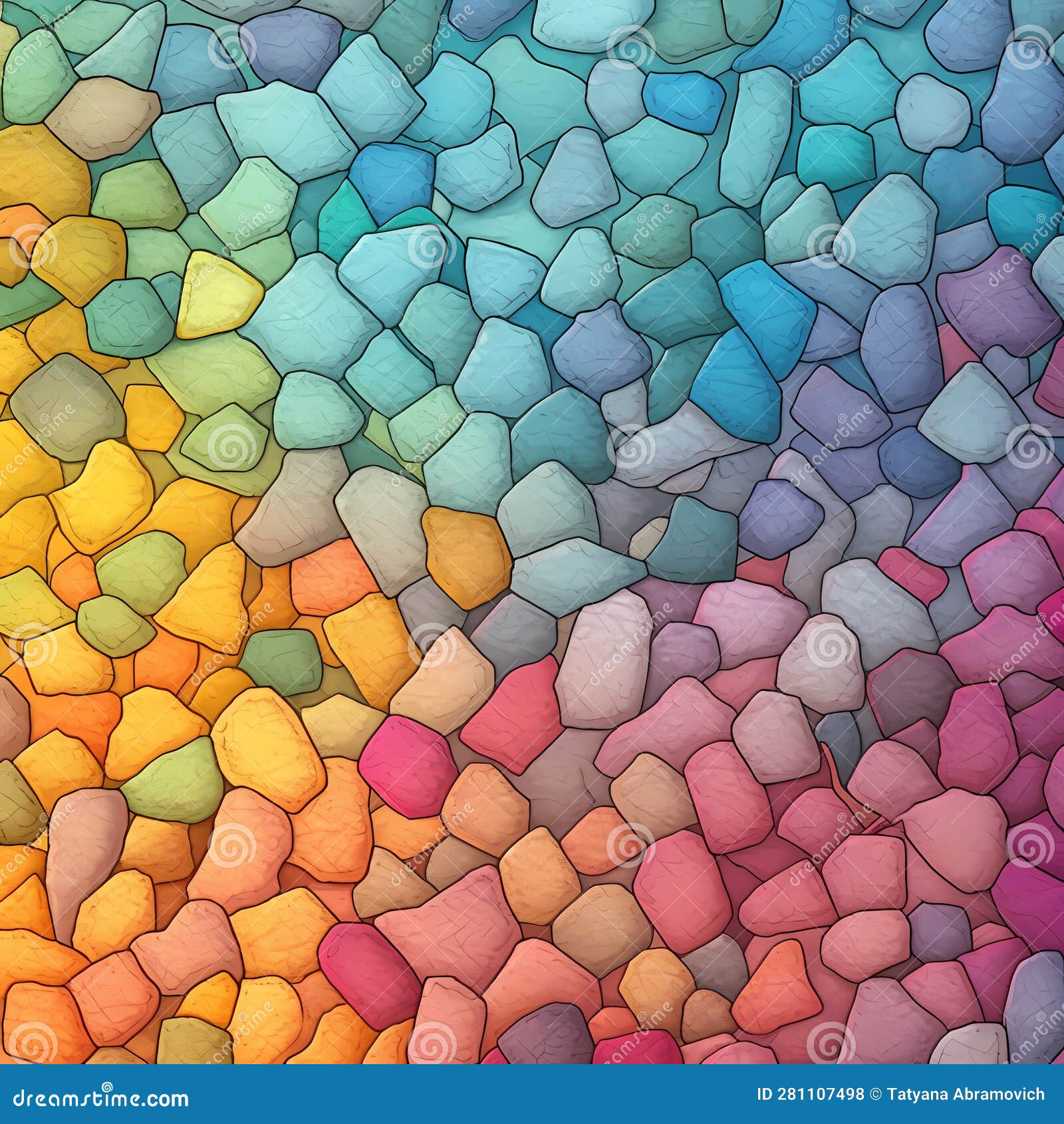 Background from Multicolored Pebbles. Texture for Children S Theme ...
