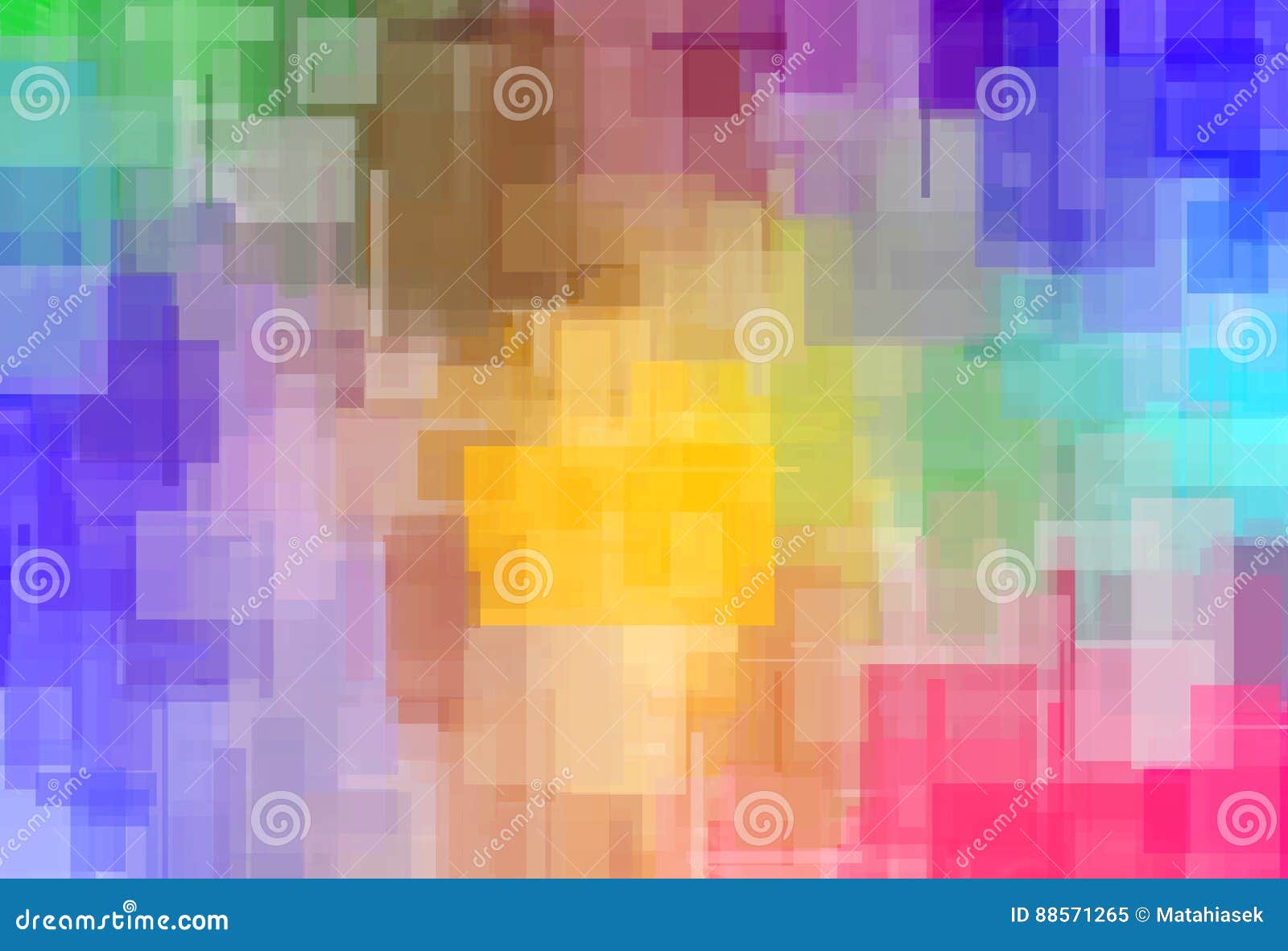 Background of Multicolored Rectangle Stock Illustration - Illustration ...