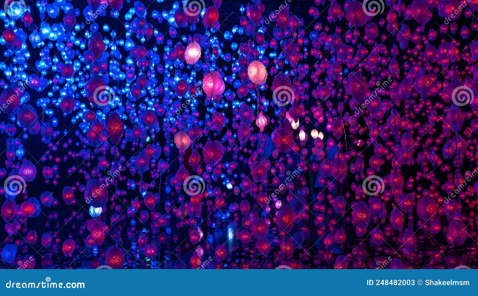 Background with Multiple Colorful Lights Stock Image - Image of ...