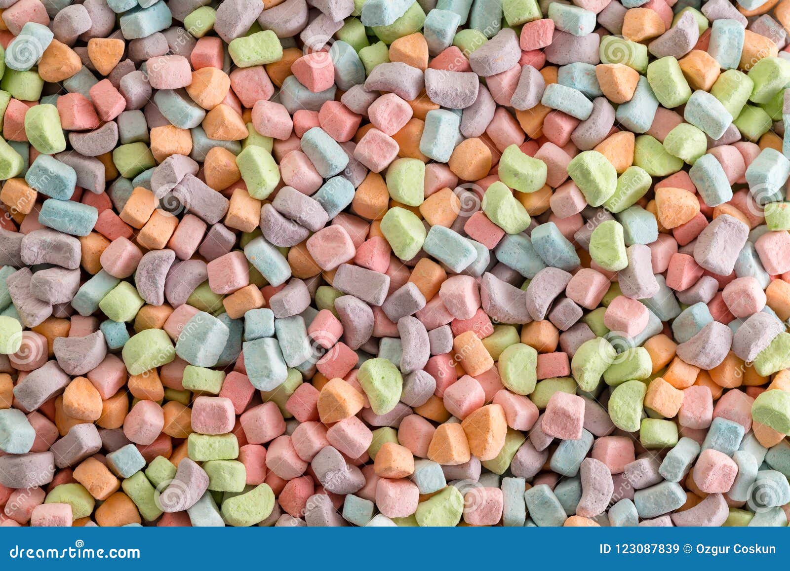 Background of Multiple Multicolored Candies Stock Image - Image of ...