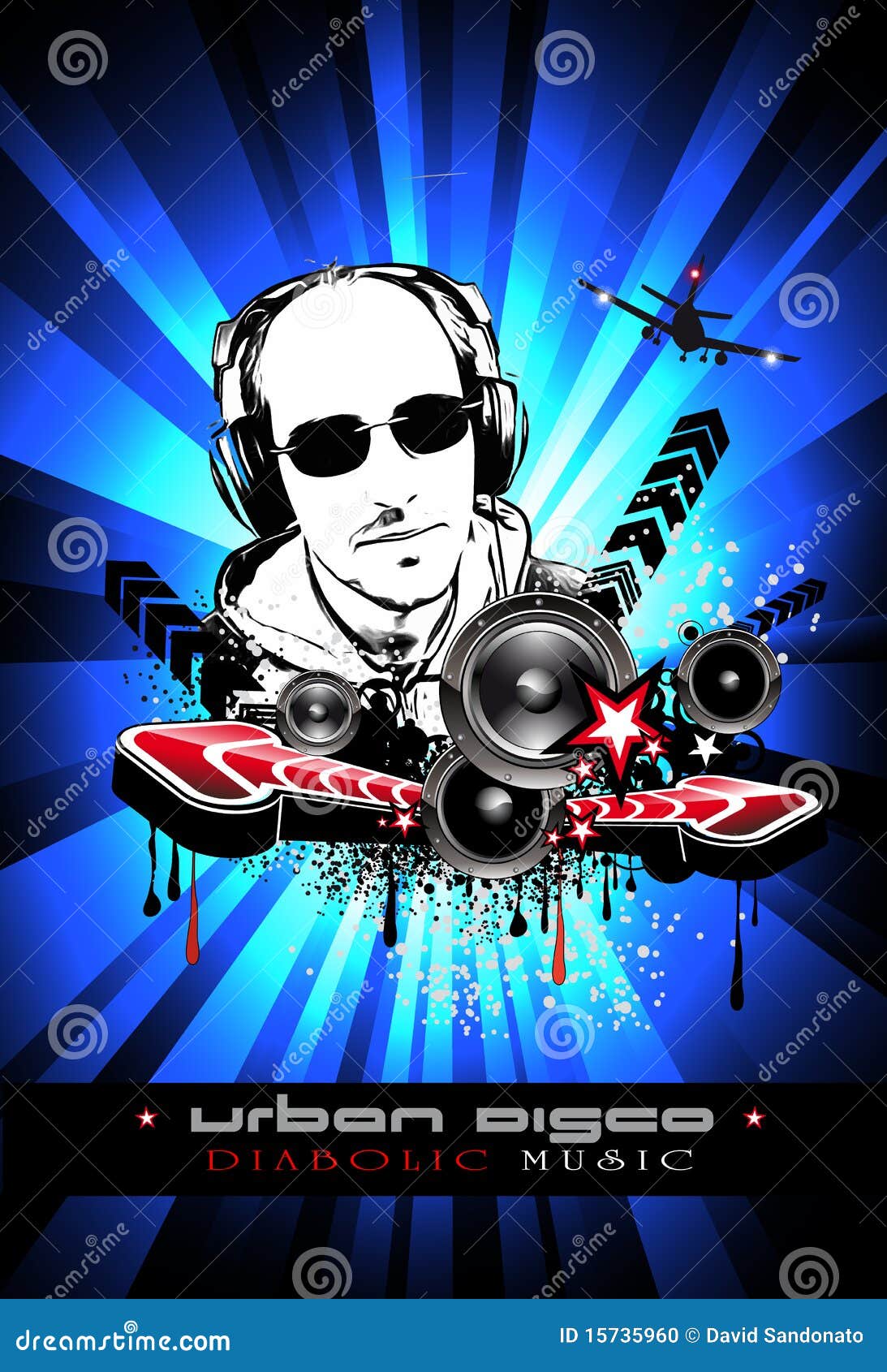 Background for Musical Event Flyer Stock Vector - Illustration of ...