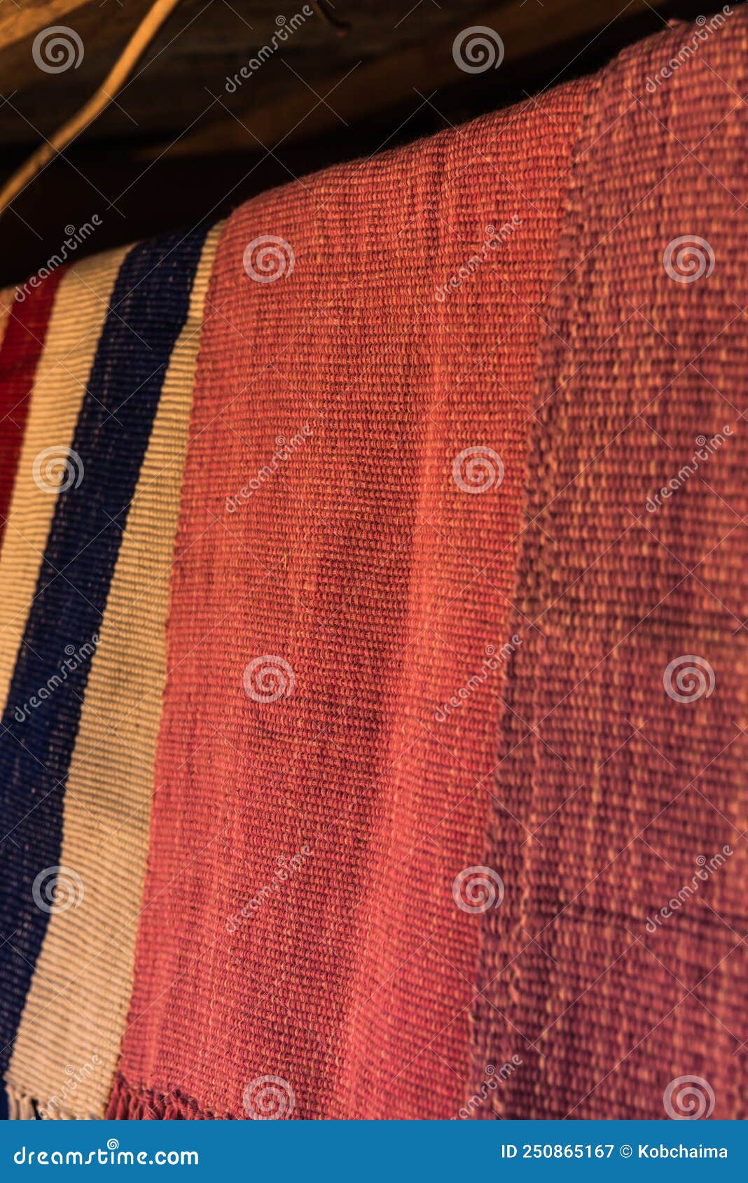 Background of Native Cloth at Doi Ang Khang Stock Image - Image of ...