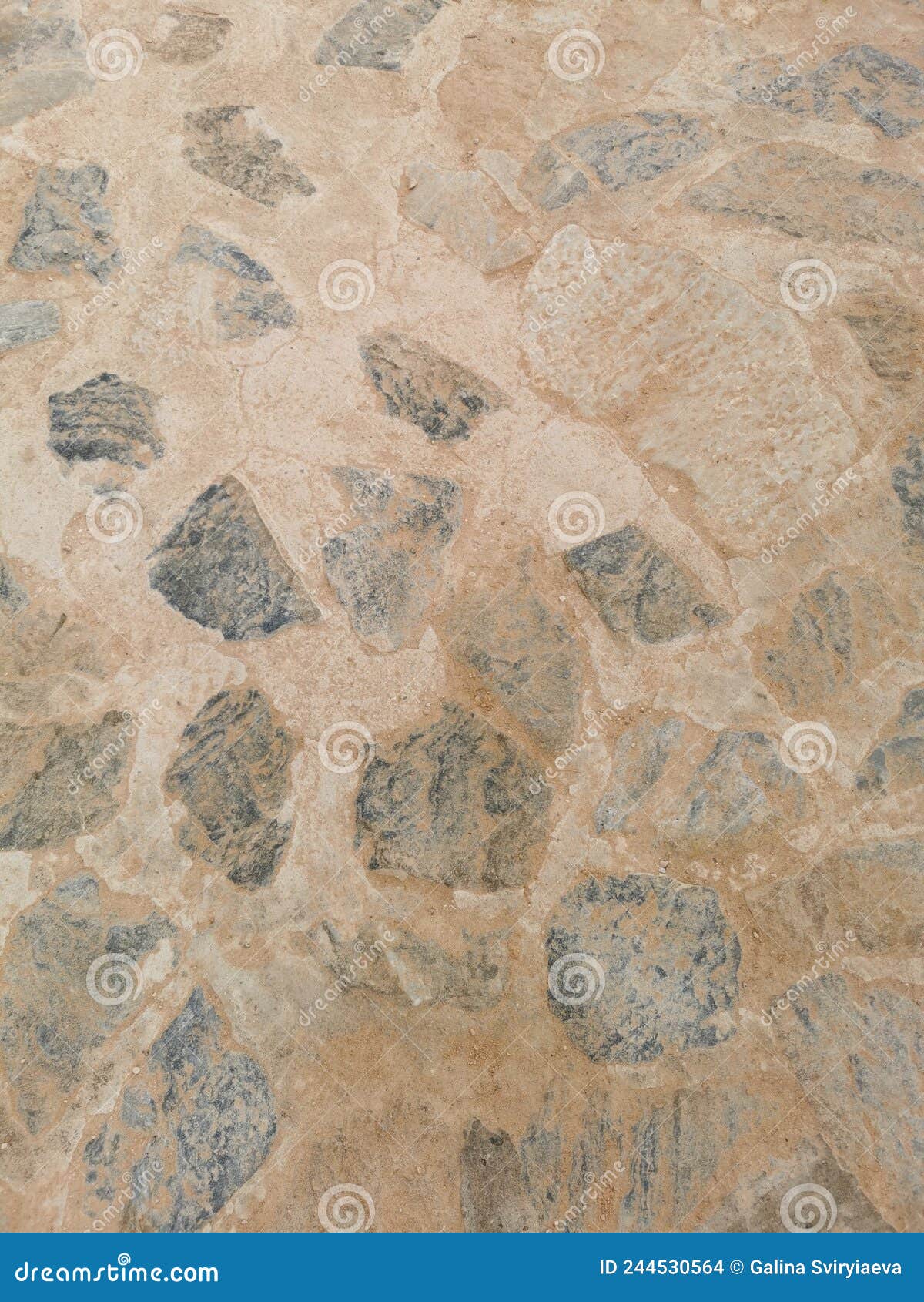 Background of Natural Rocks and Sand Stock Photo - Image of backdrop ...