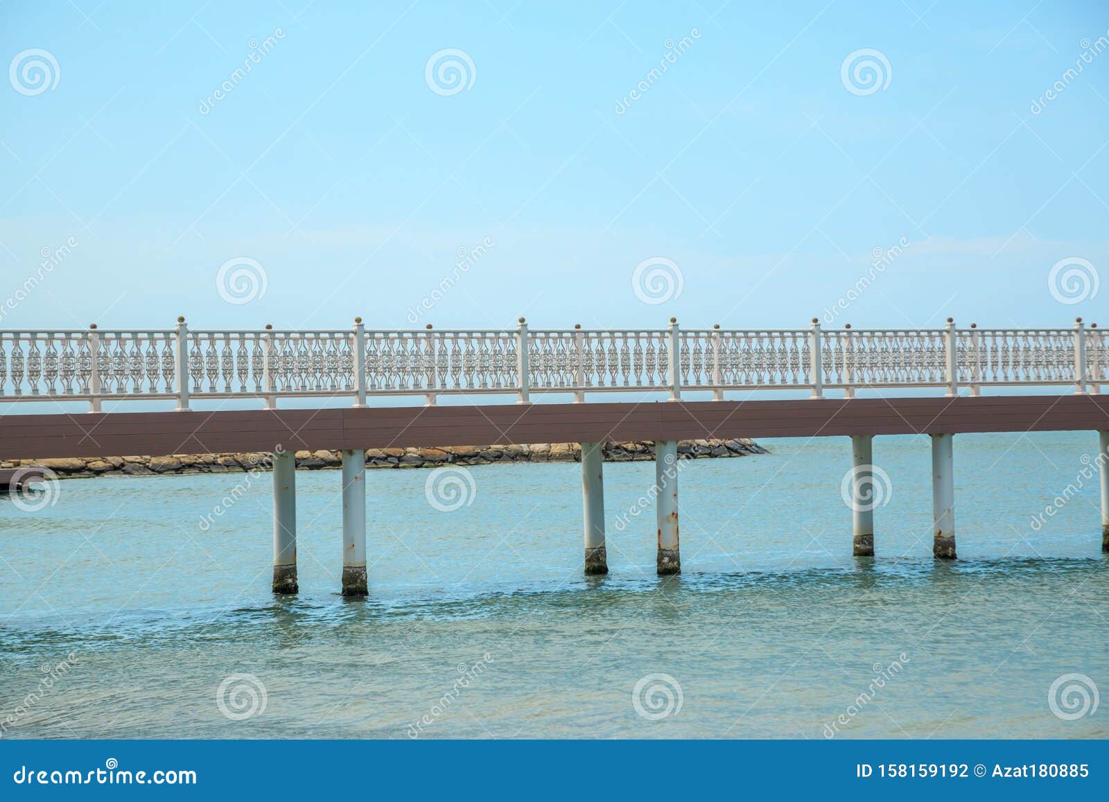 The Background from Navy Pier on the Seafront Stock Photo - Image of ...