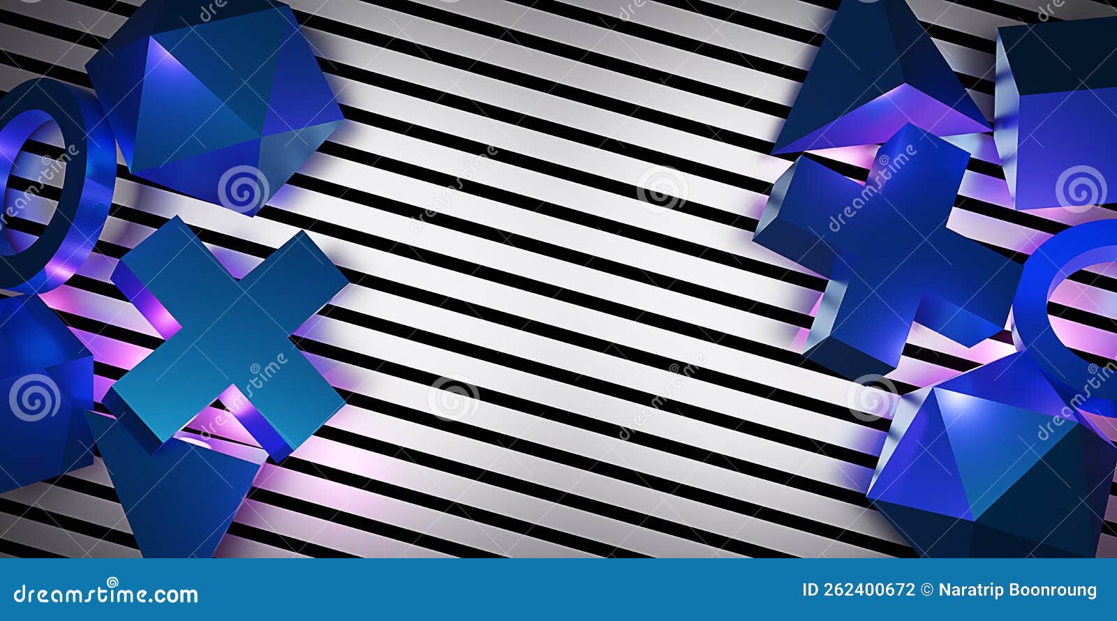 Background Neon Game Symbols Technology and with Neon Triangles Game ...