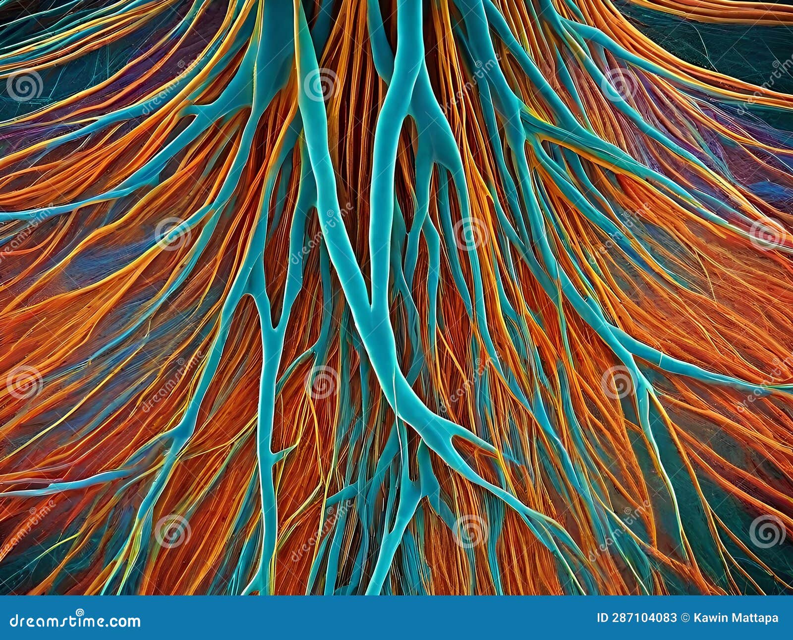 Nerve science Background stock illustration. Illustration of generated ...