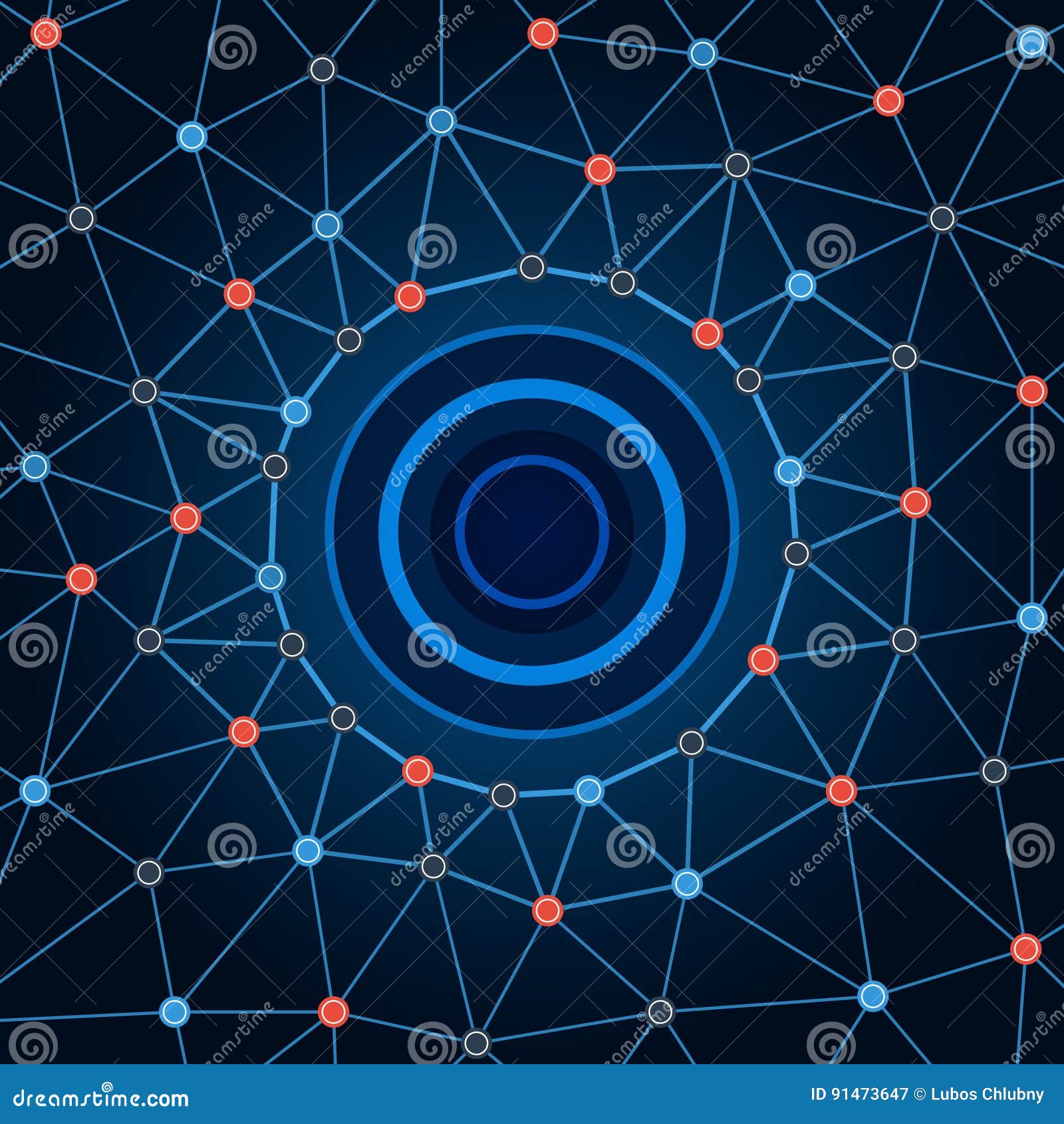 Network, Circles And World Map Royalty-Free Stock Photography ...