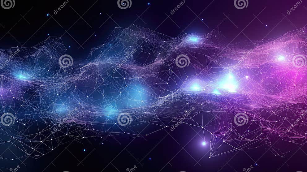 Background Neural Network Matrix Stock Illustration - Illustration of ...