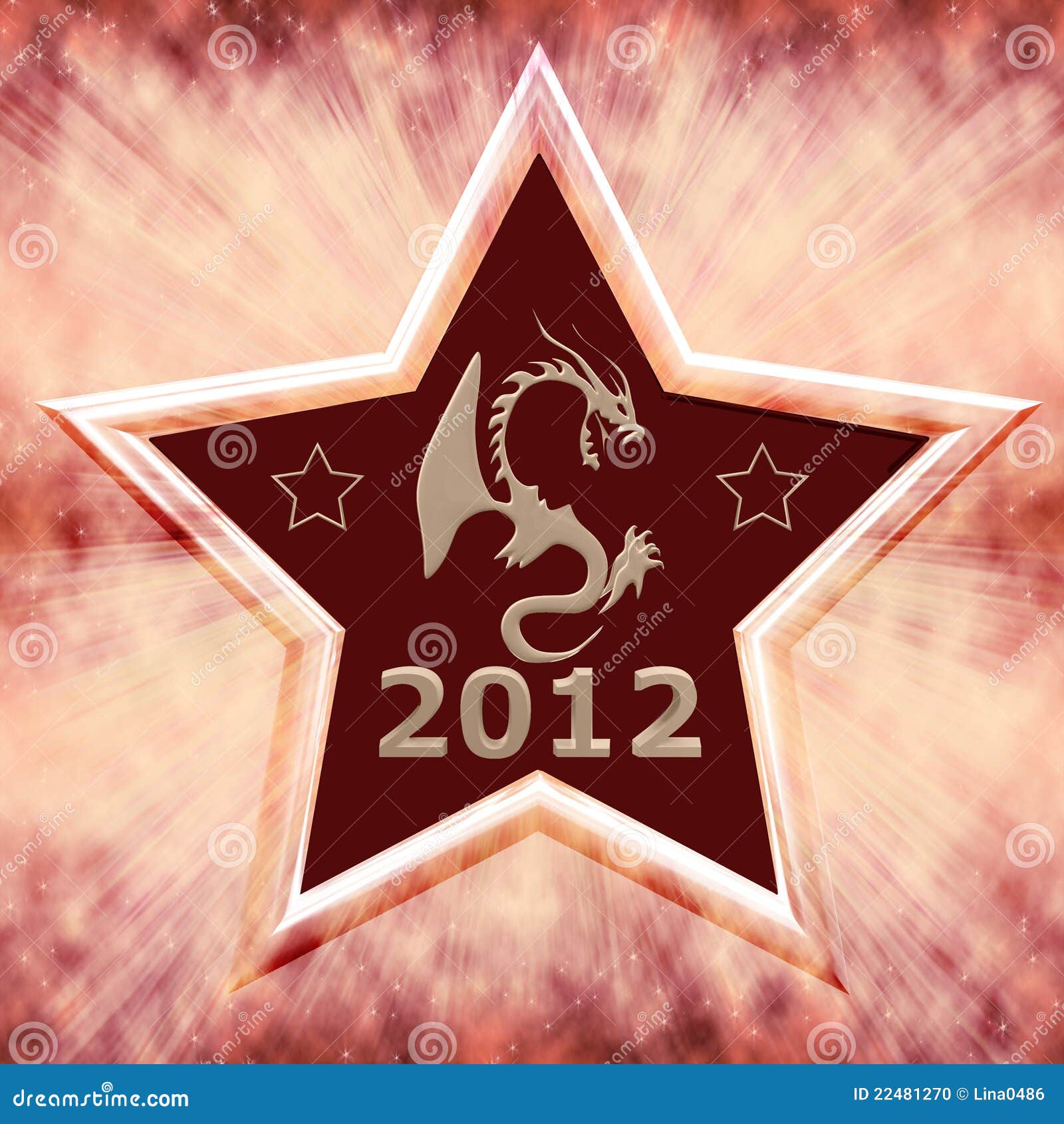 Background for New 2012 Year Stock Illustration - Illustration of ...