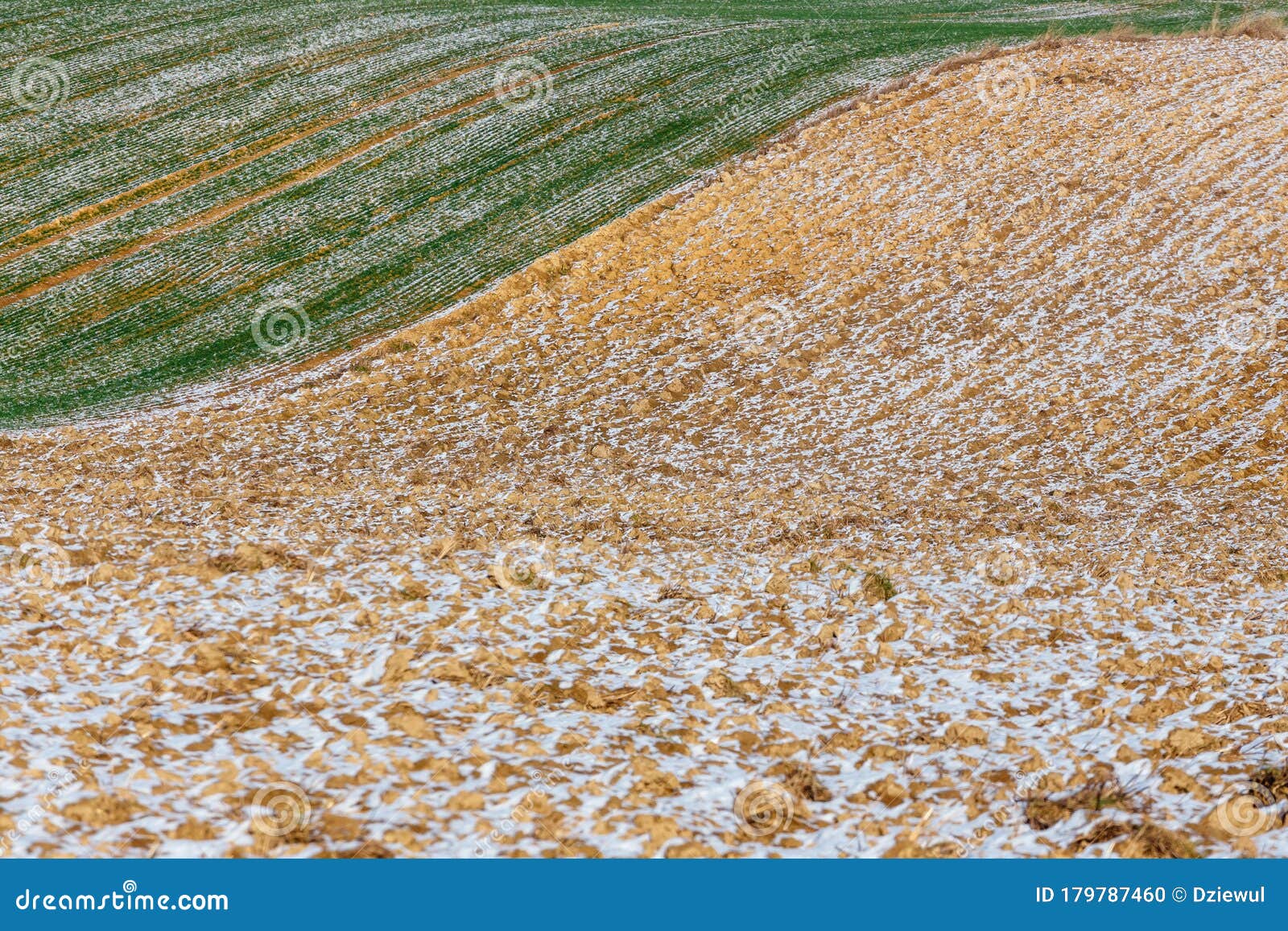 Newly Plowed Field Ready for New Crops Stock Photo - Image of farm ...