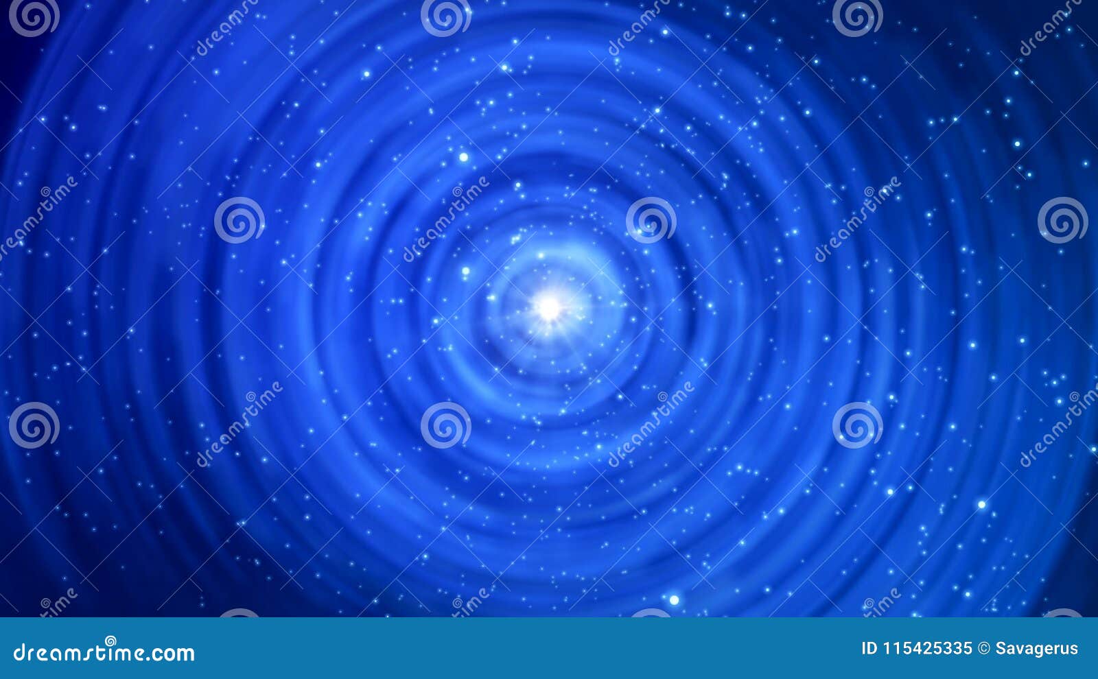Background with Nice Blue Particles Stock Illustration - Illustration ...