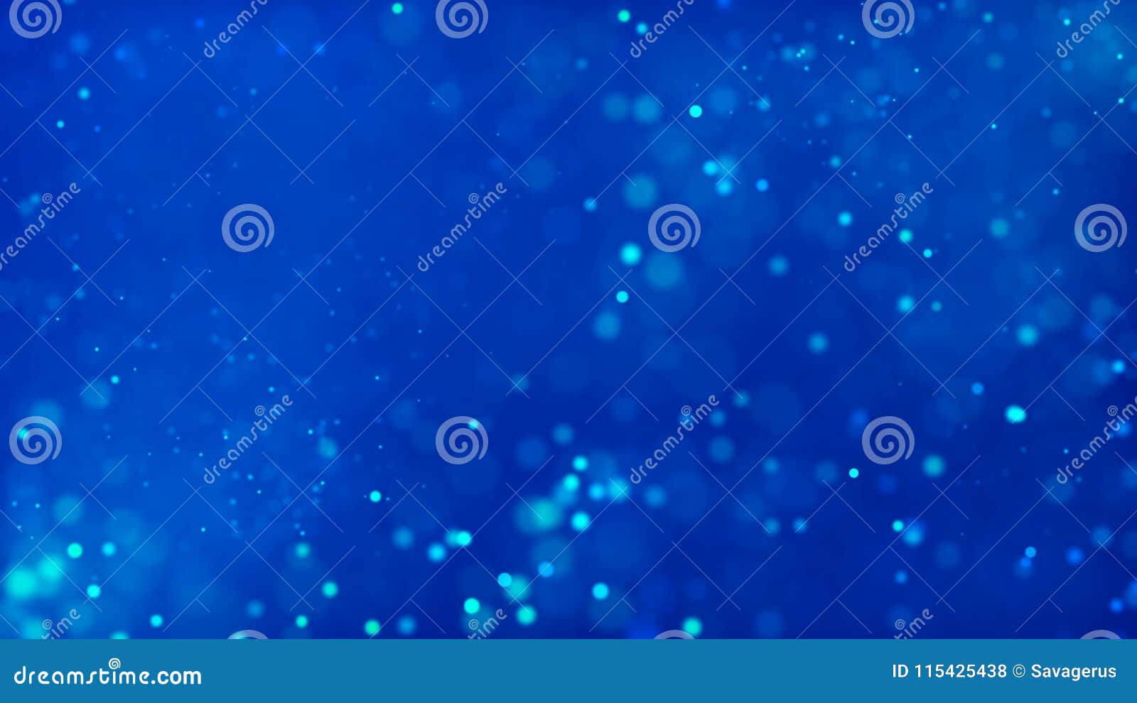 Background with Nice Blue Particles Stock Illustration - Illustration ...