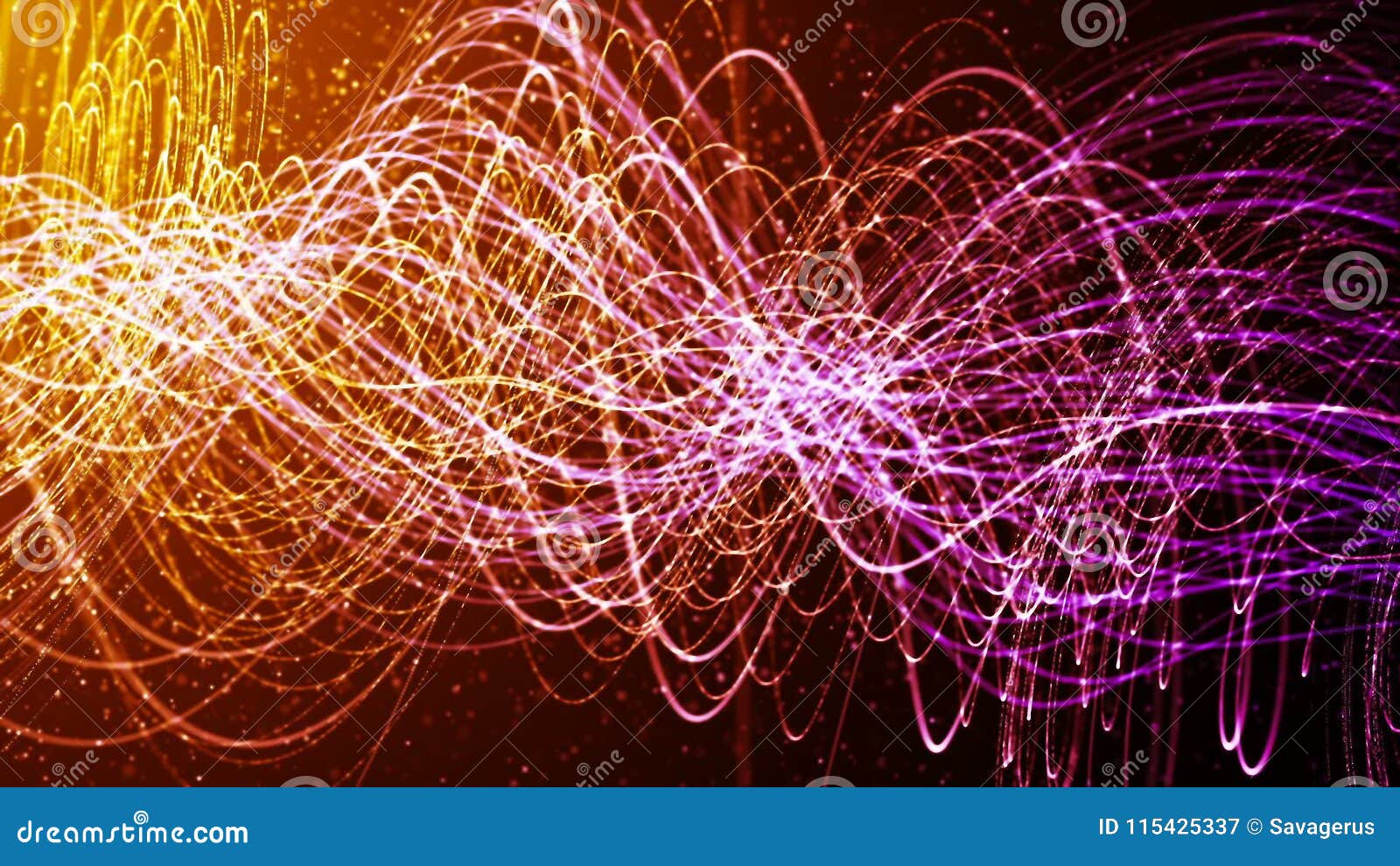 Background with Nice Gold Lines Stock Illustration - Illustration of ...