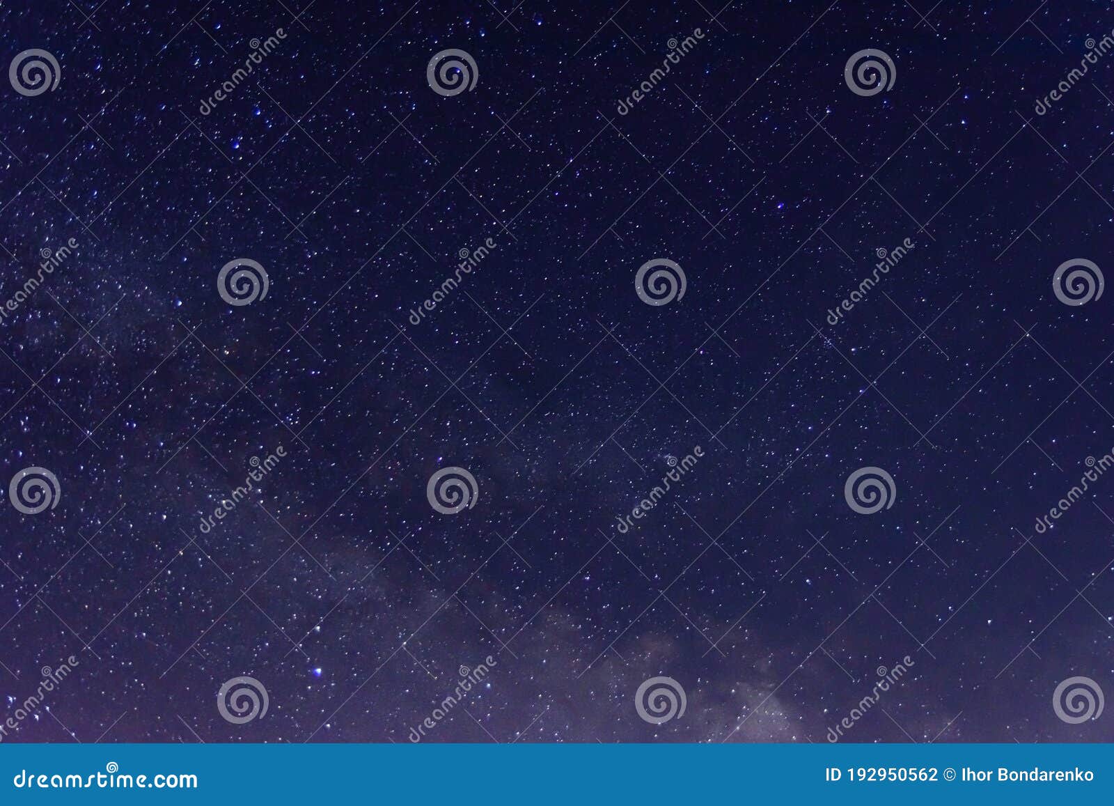 Background of the Night Sky with Many Stars. Satellite Trajectory Stock ...