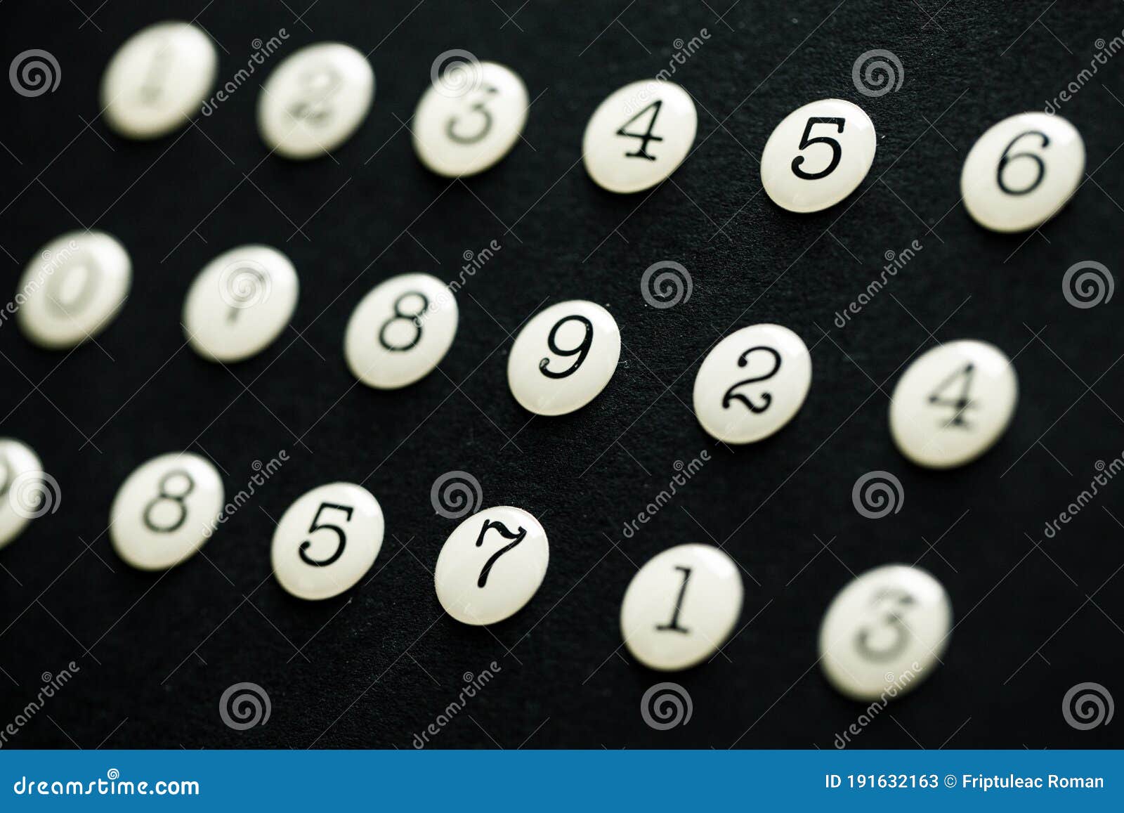 Background of numbers stock image. Image of math, graphic - 191632163