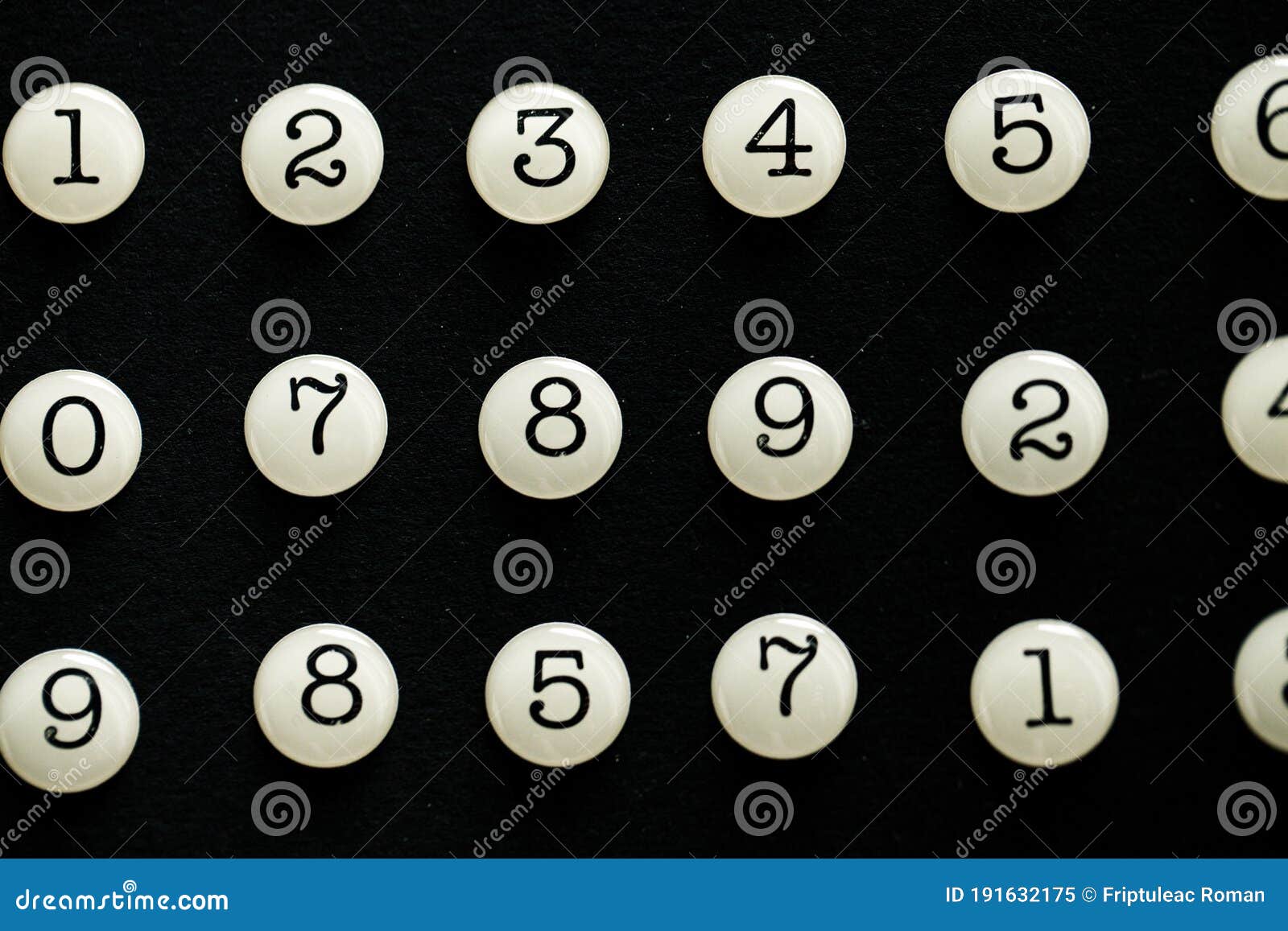 Background of numbers stock image. Image of numeral - 191632175