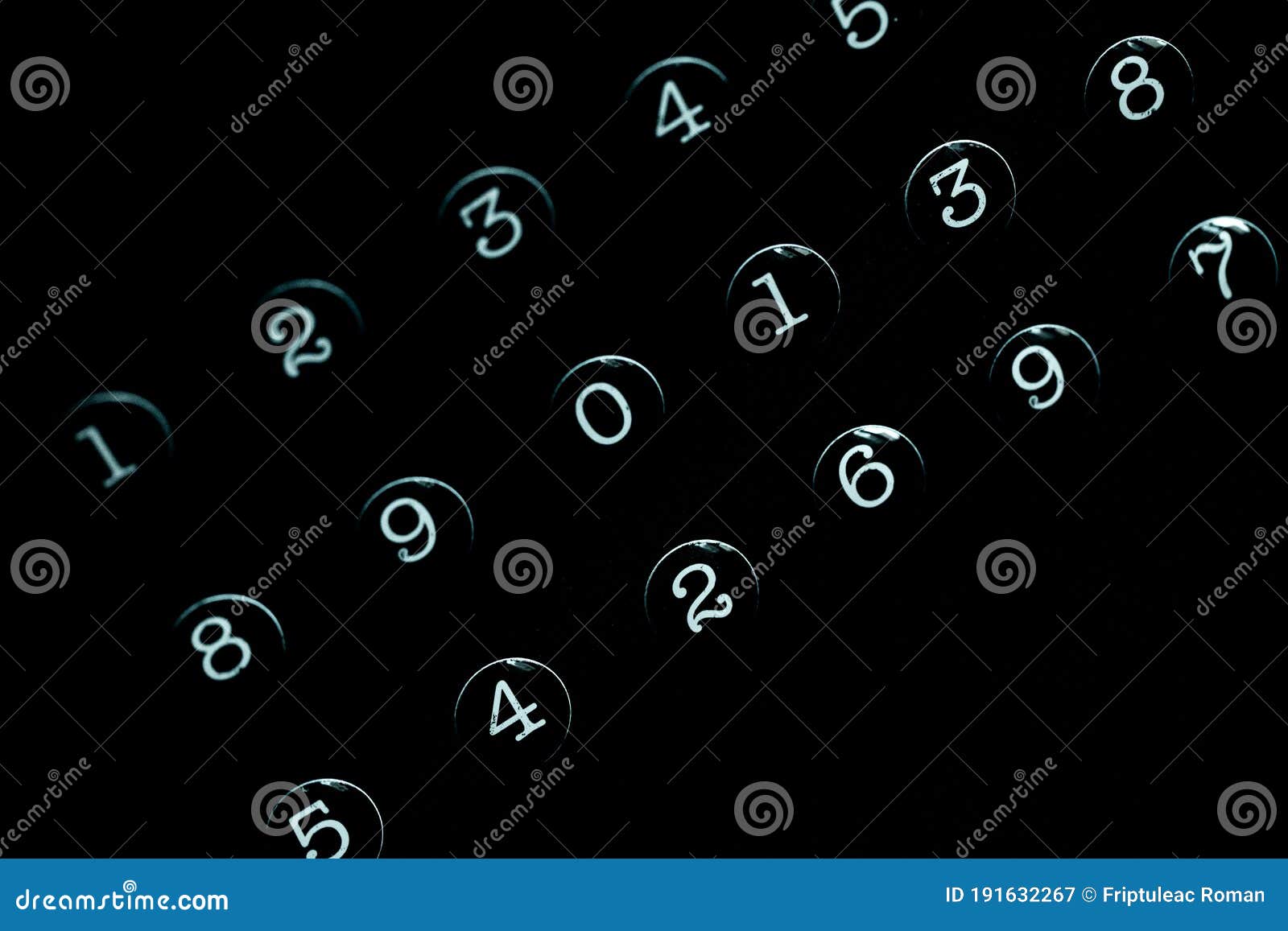 Background of numbers stock image. Image of future, digit - 191632267