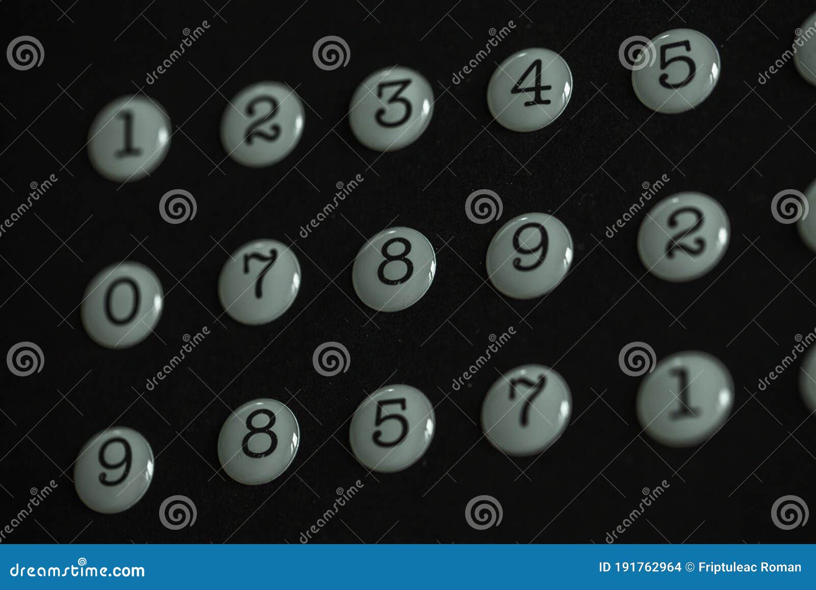 Background of numbers. stock photo. Image of math, code - 191762964