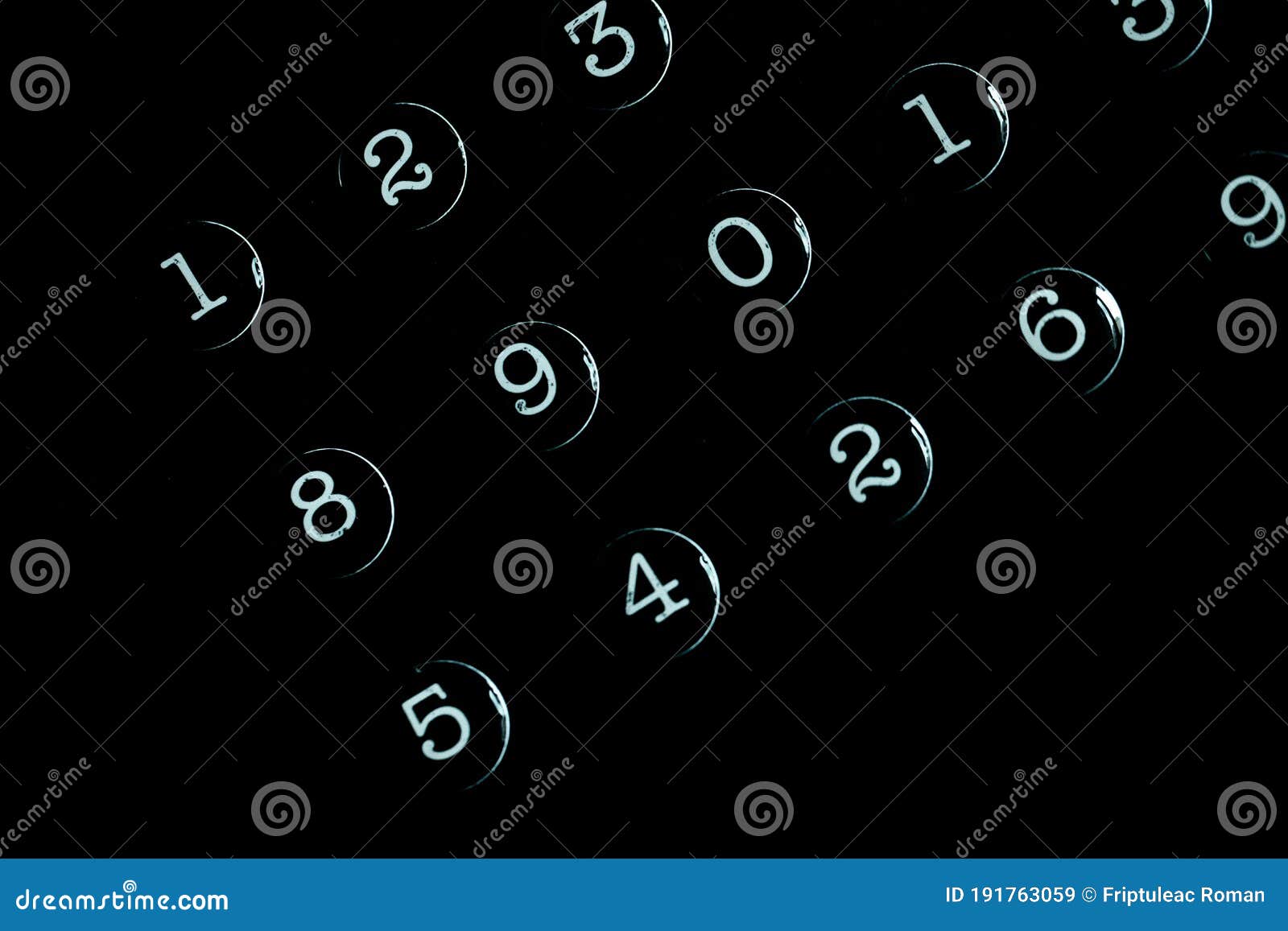Background of numbers. stock image. Image of concept - 191763059