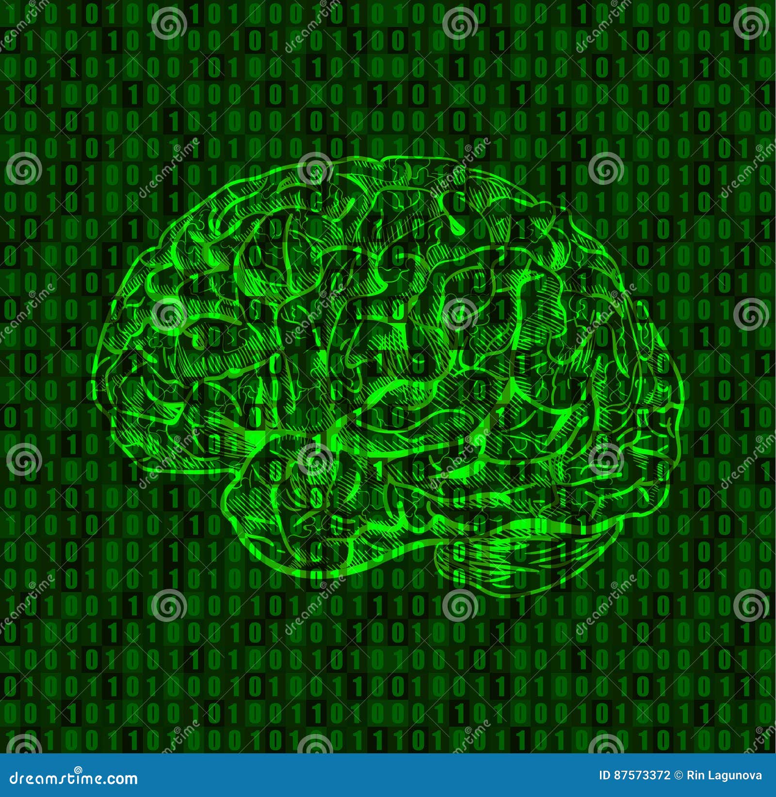 Numbers Brain Stock Illustrations – 2,477 Numbers Brain Stock ...