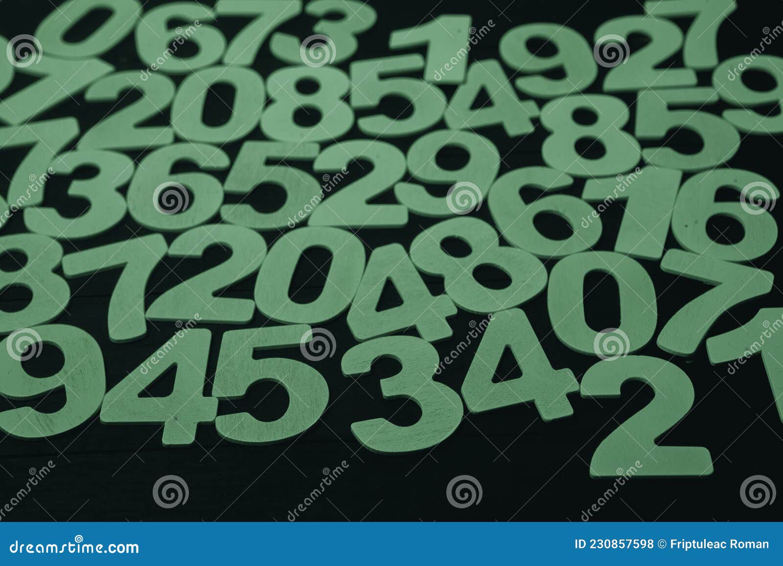 Background of Numbers or Seamless Pattern with Numbers Stock Photo ...