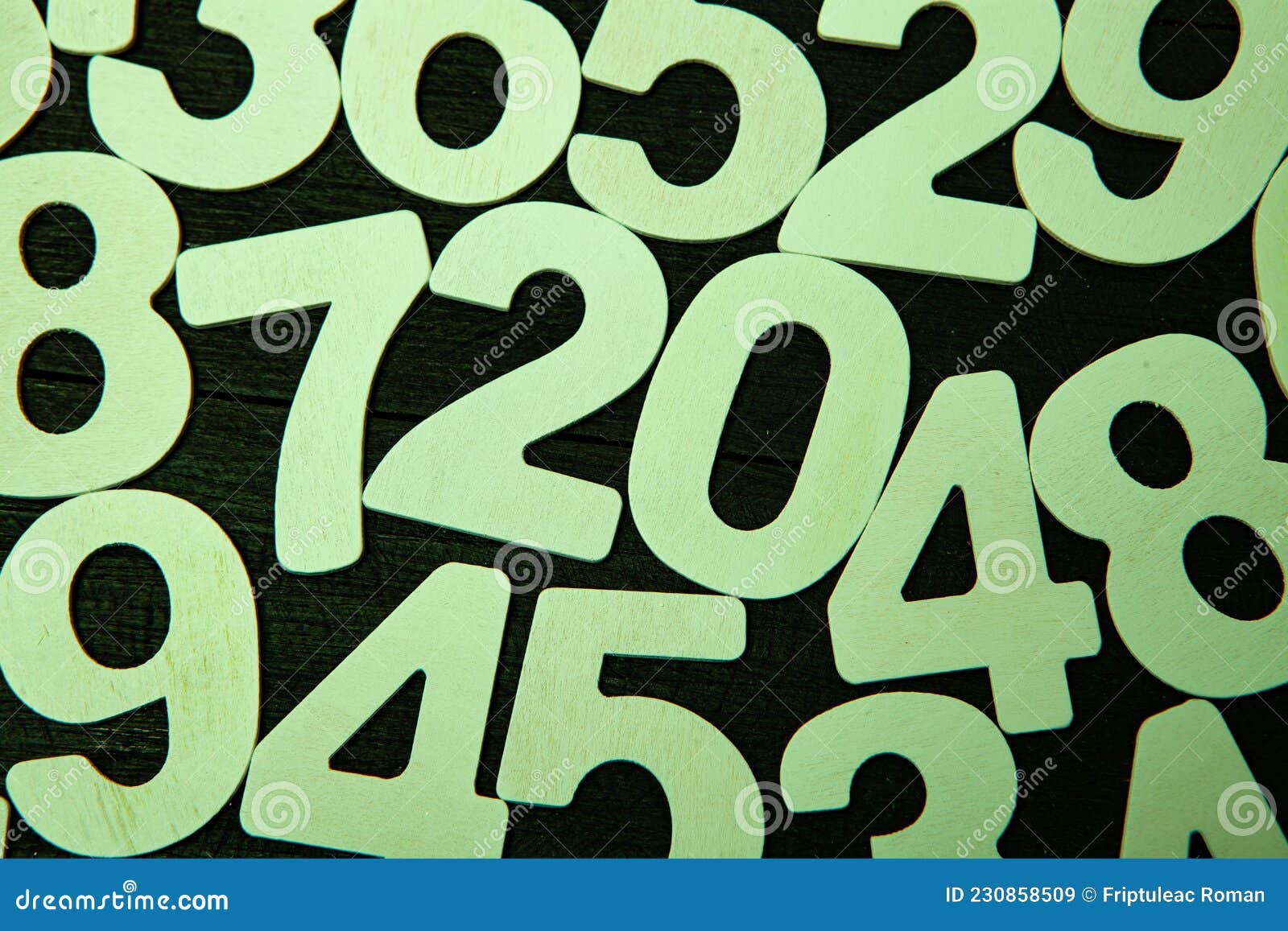 Background of Numbers or Seamless Pattern with Numbers Stock Image ...