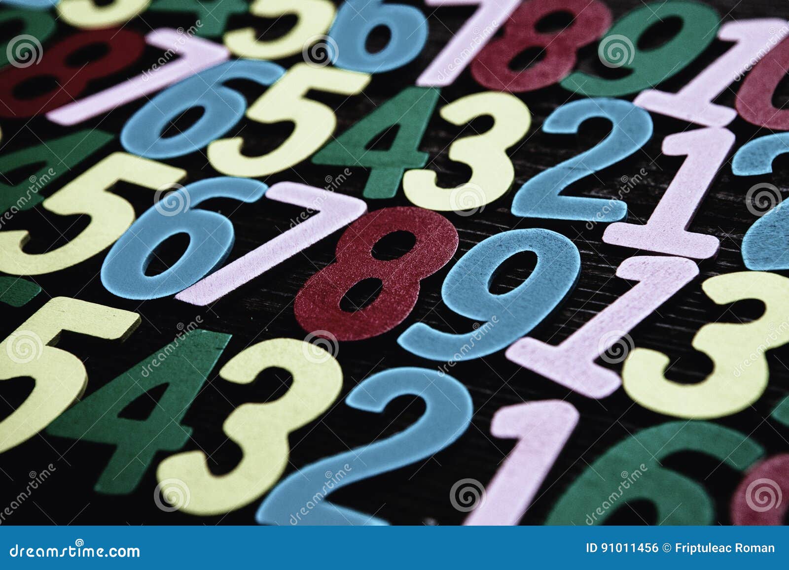 Background Of Numbers. From Zero To Nine. Background With Numbers ...