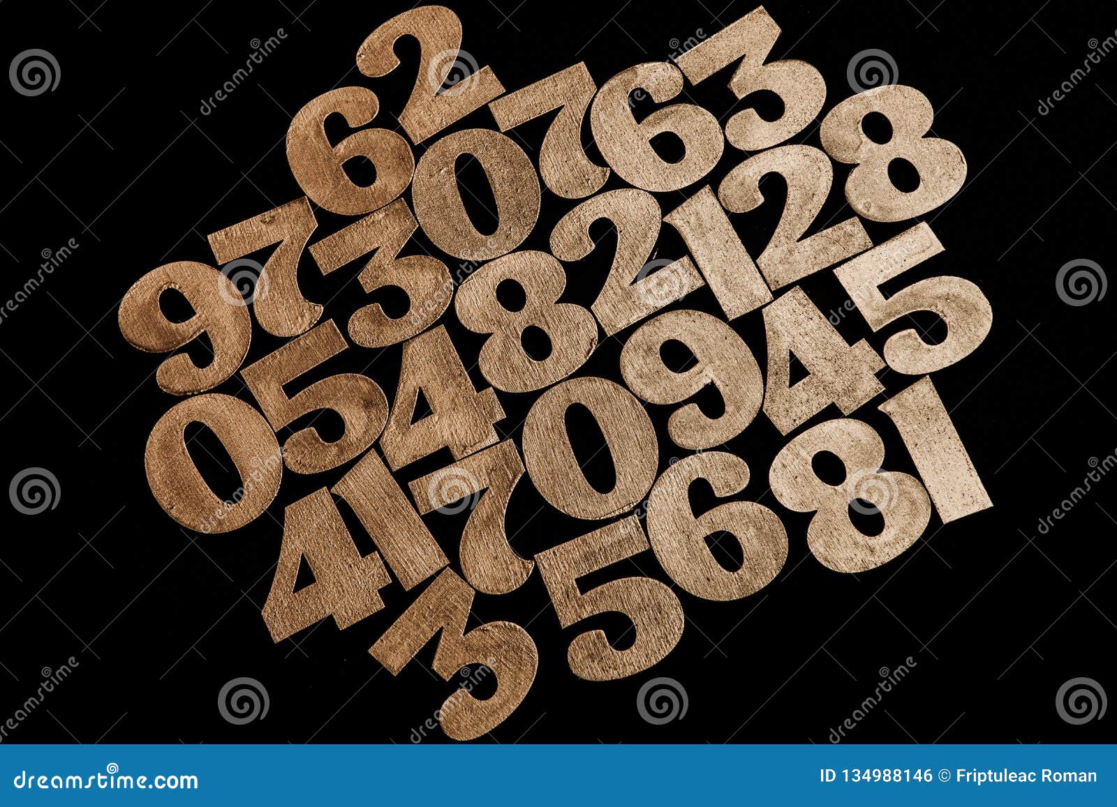 Background of Numbers. from Zero To Nine. Background with Numbers ...