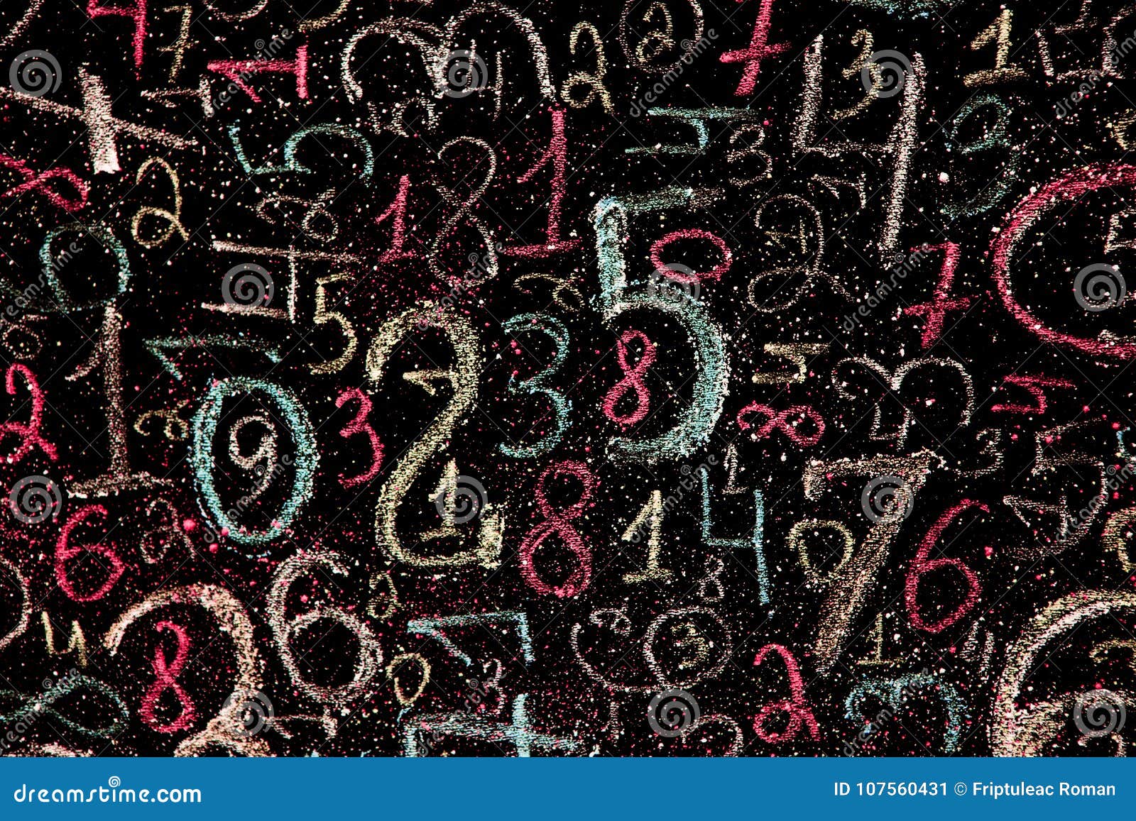 Background of Numbers. from Zero To Nine. Background with Numbers Stock ...