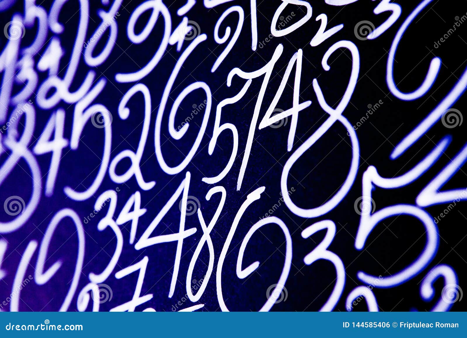 Background of Numbers. from Zero To Nine. Numbers Texture. Currency ...